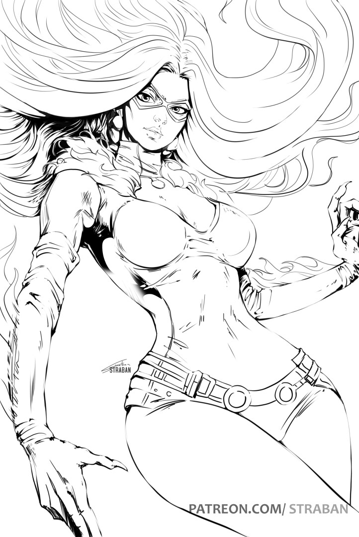 black cat spiderman coloring pages