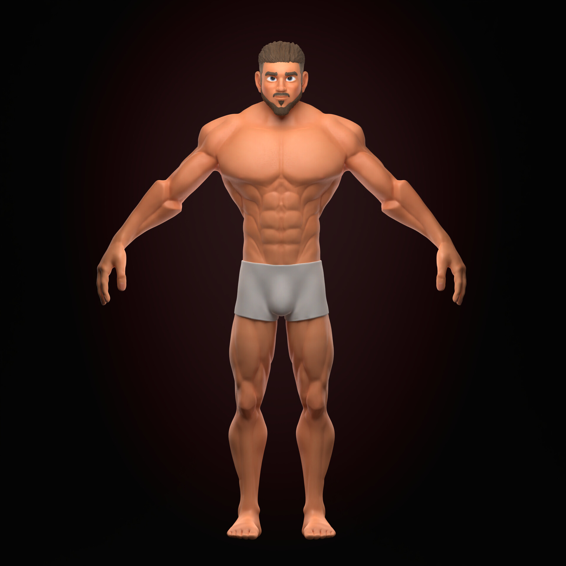 ArtStation - Stylised Man body