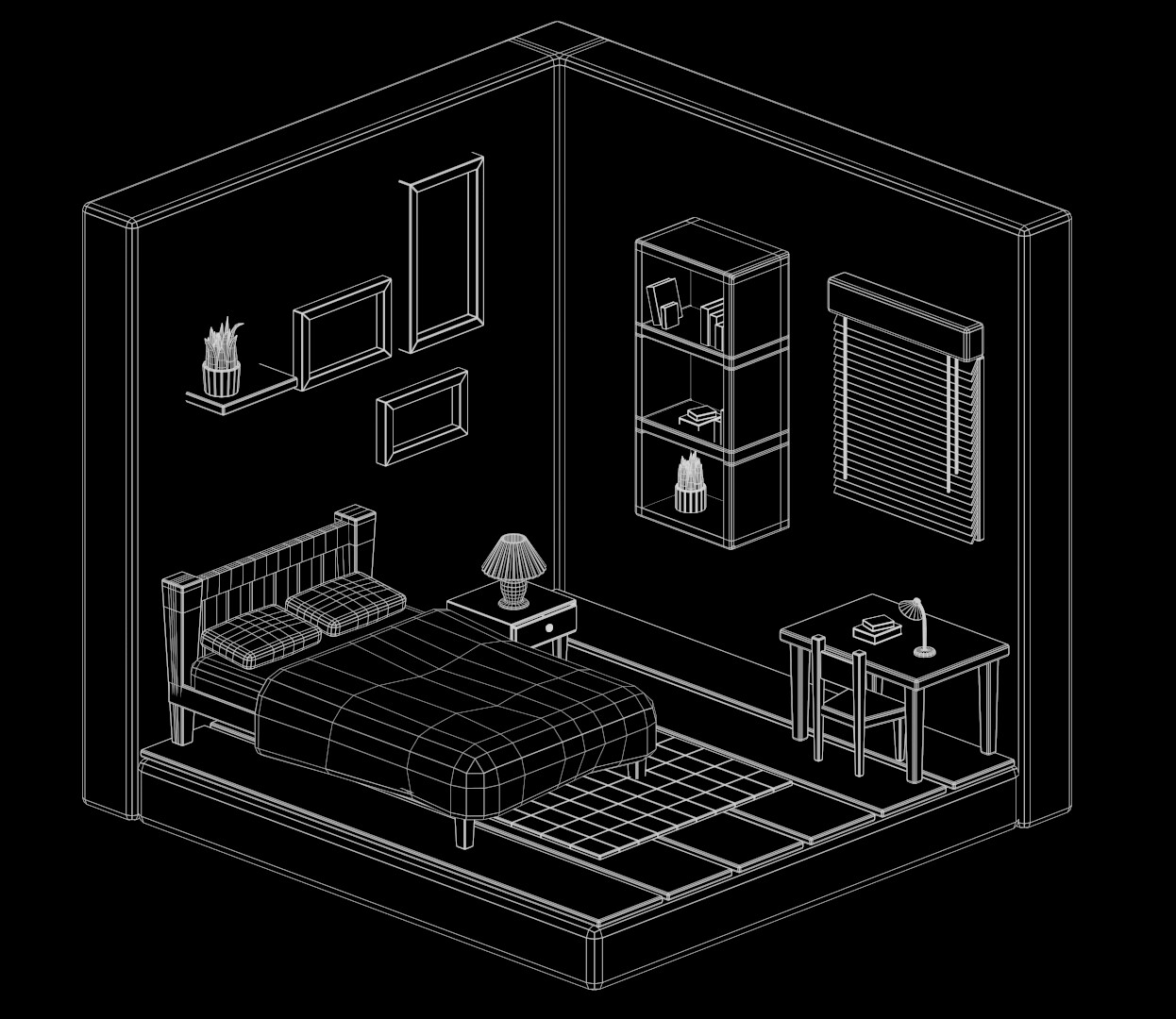 Triangle Animation Academy - Isometric Art Room