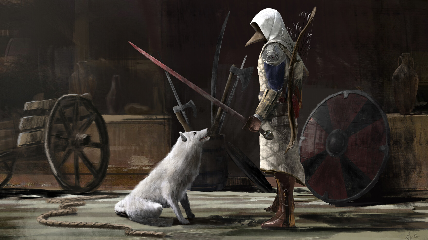 ArtStation - the righteous knight and his life