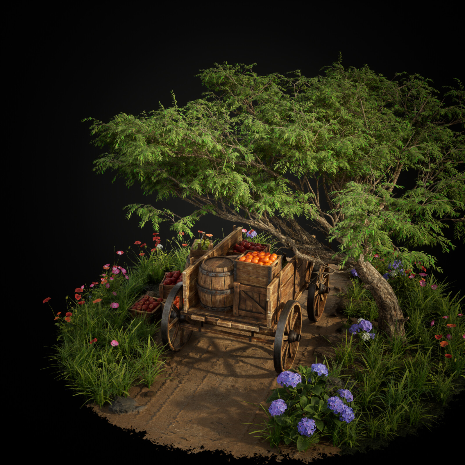 Devaraj Naik - Fruits cart