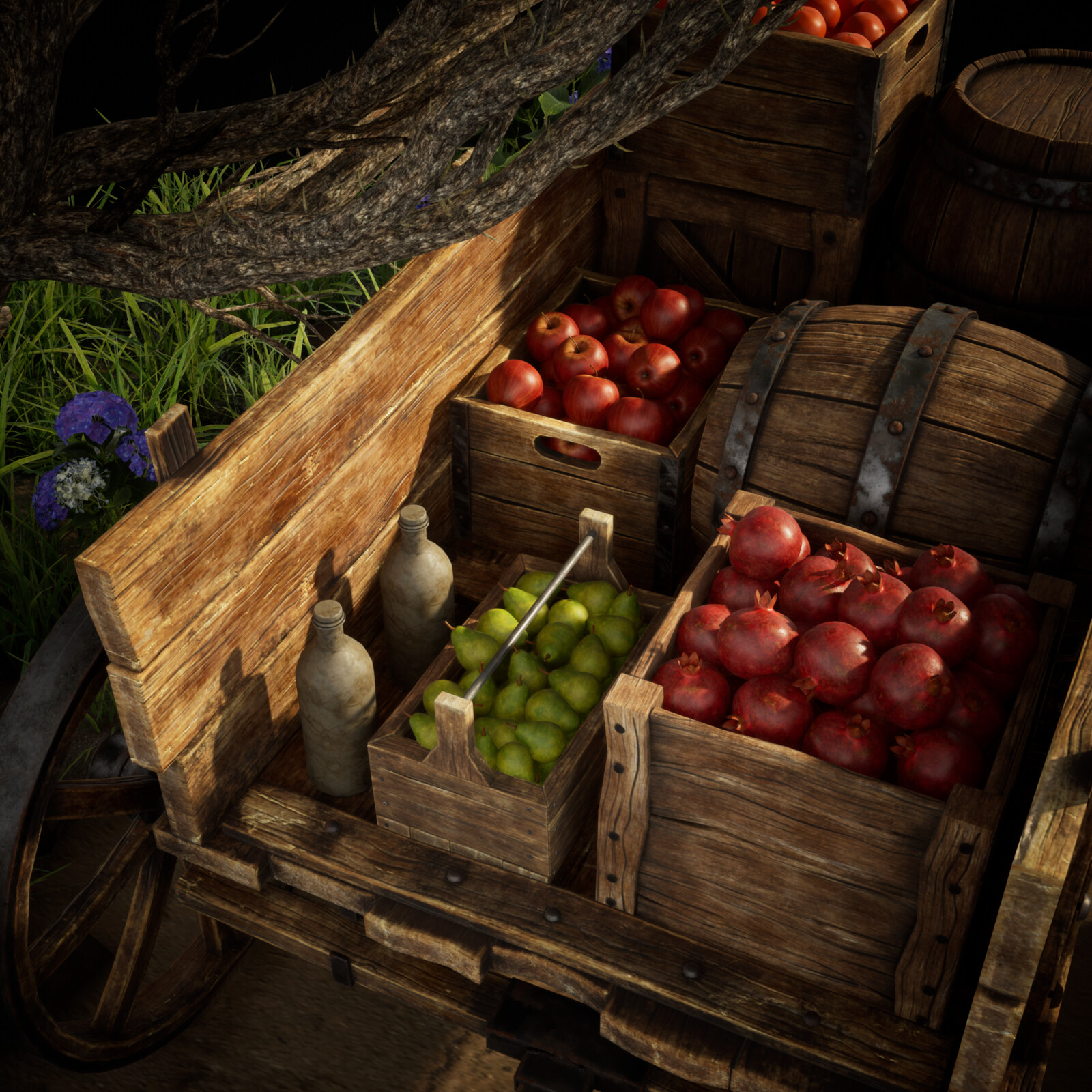 Devaraj Naik - Fruits cart