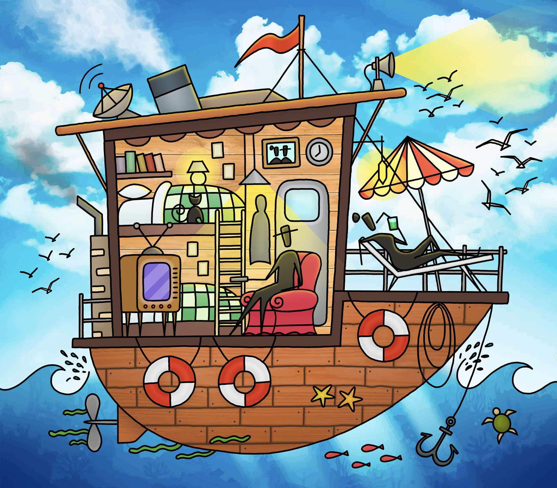 ArtStation - Moment 2: Boat House