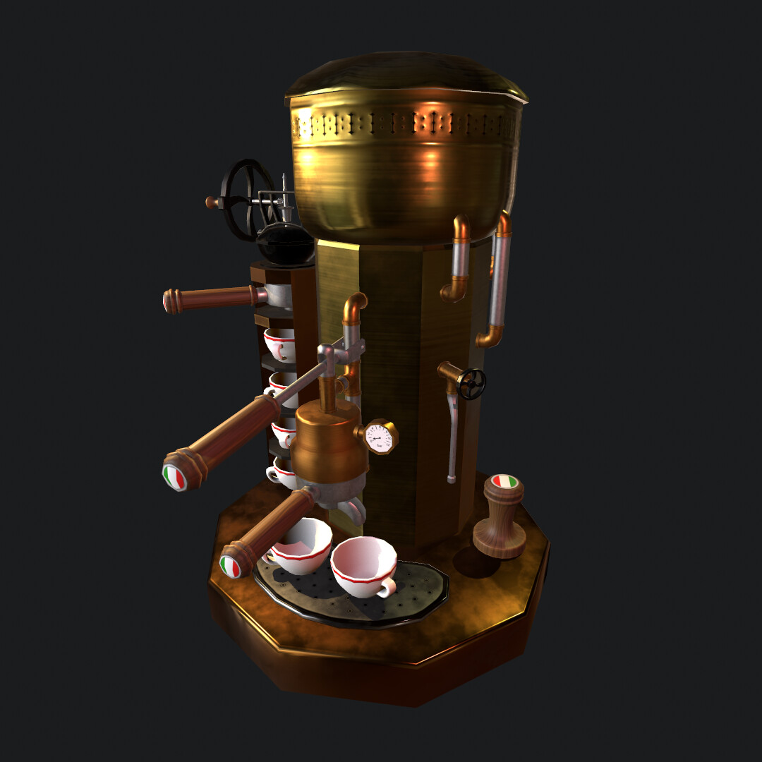 ArtStation - Espresso Machine