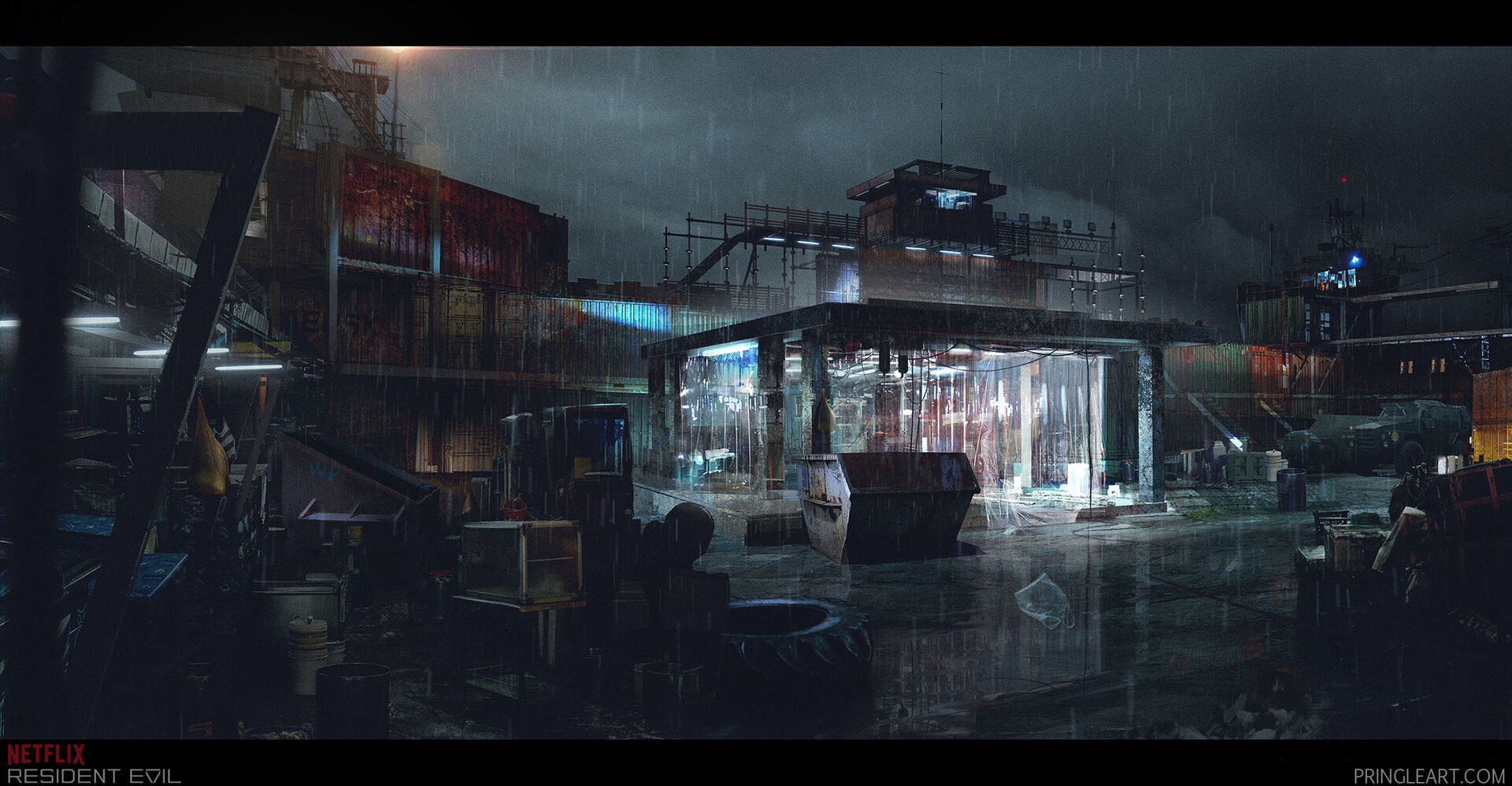 ArtStation - Resident Evil Netflix. Environment concept art.