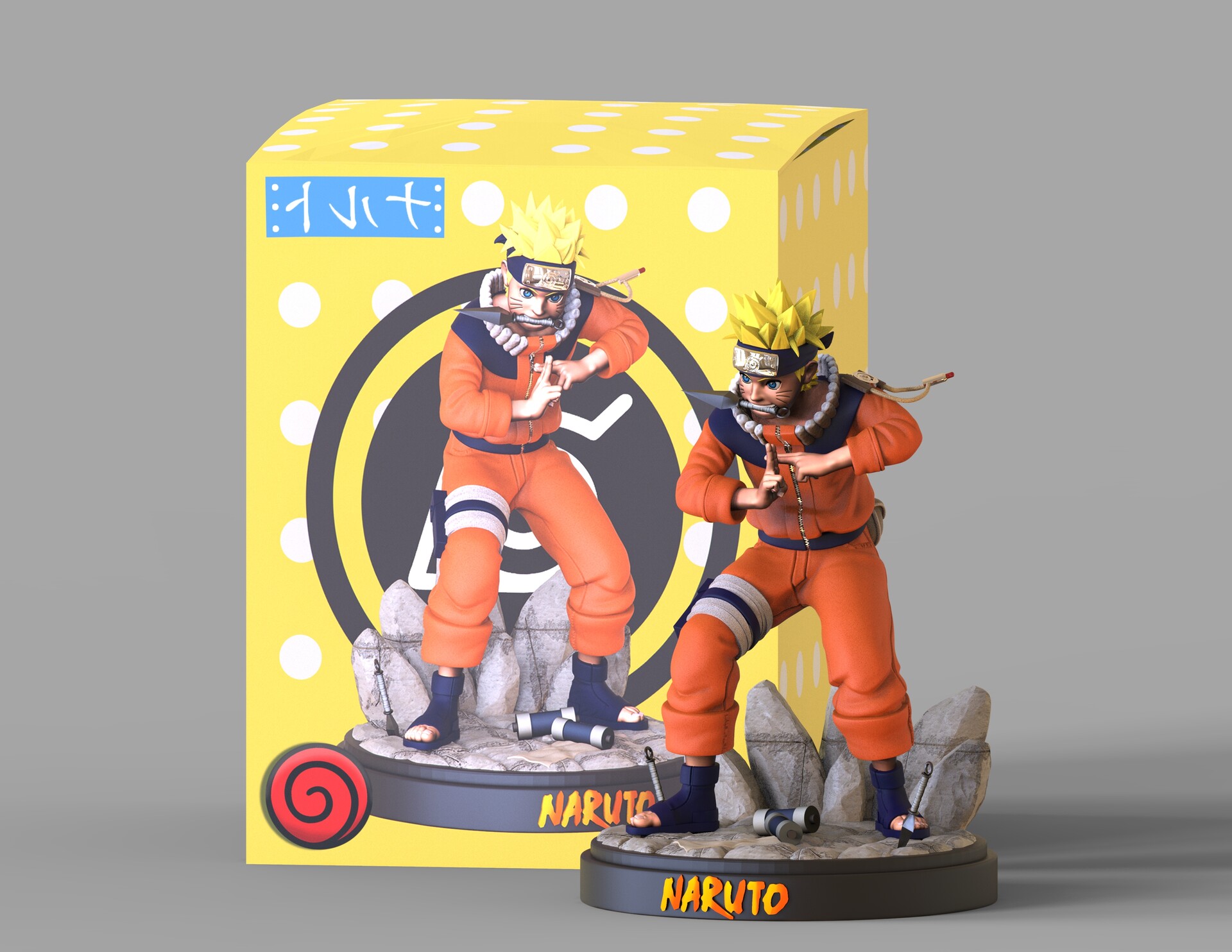 ArtStation - Miniature Naruto.