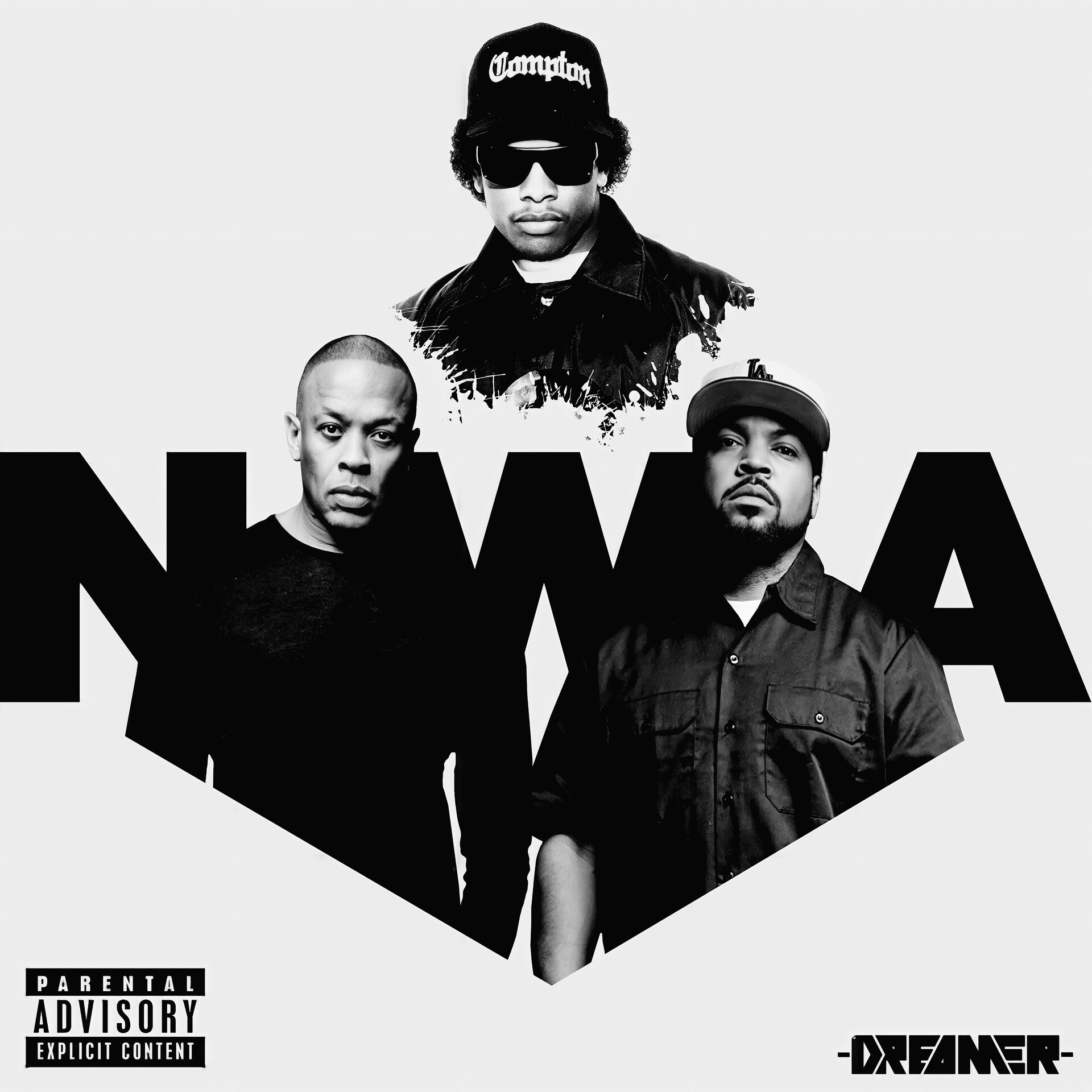 ArtStation - N.W.A Members Rap Design