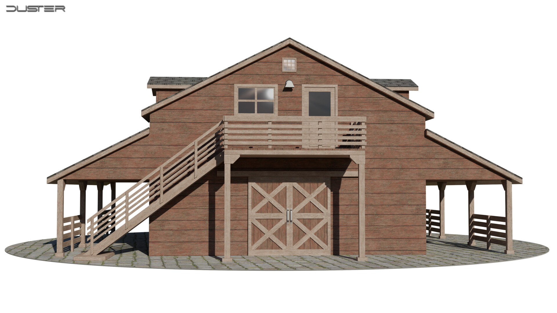 Duster - Barn - Blender 3D Model