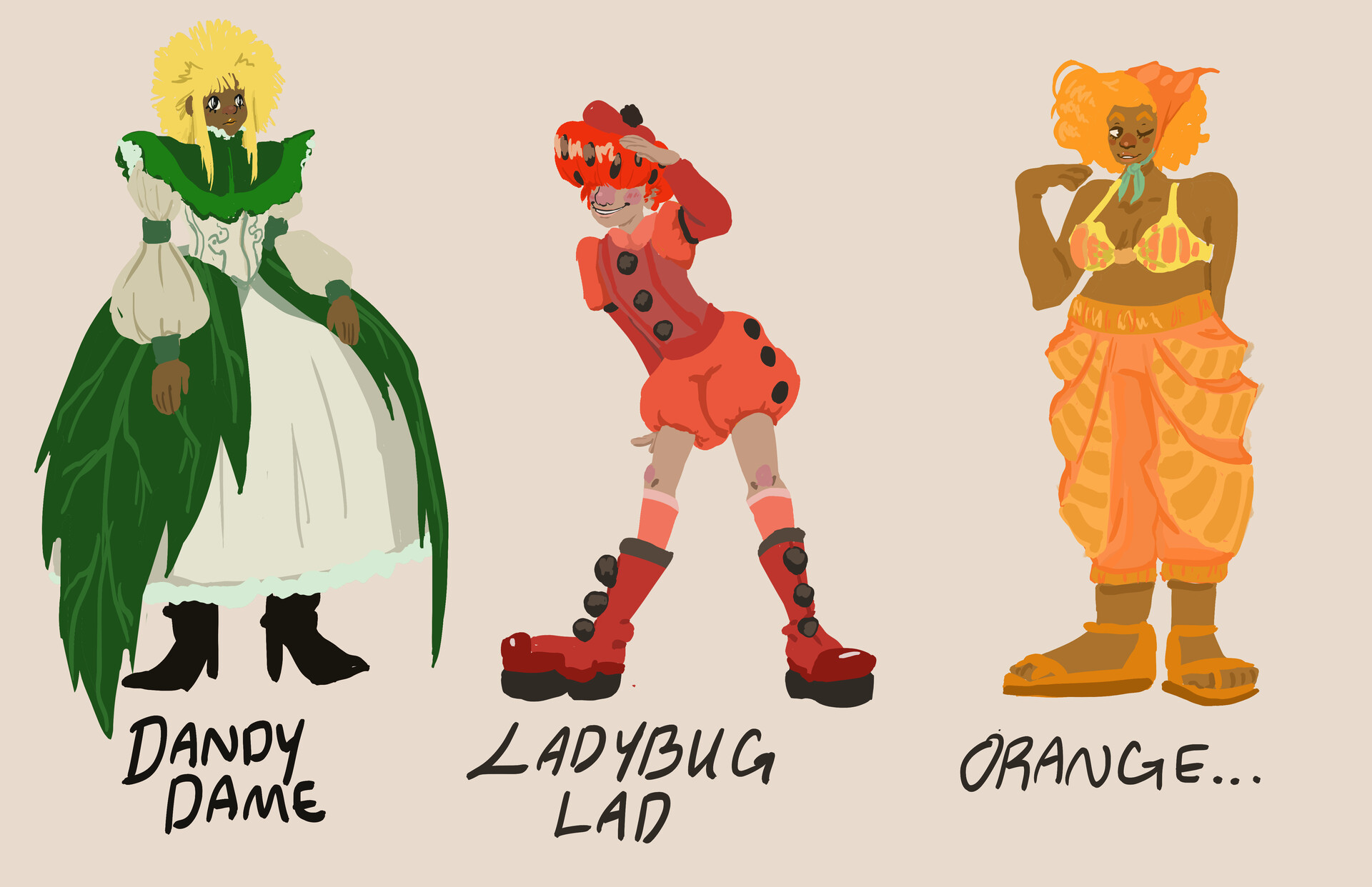 ArtStation - Garden Character Designs