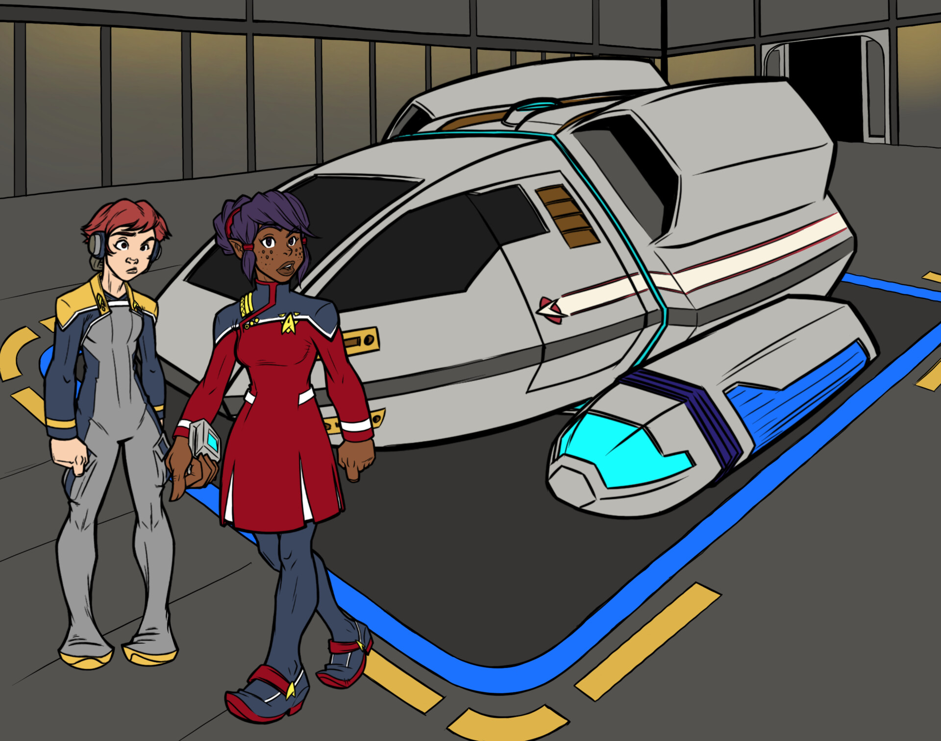 ArtStation - Shuttle bay