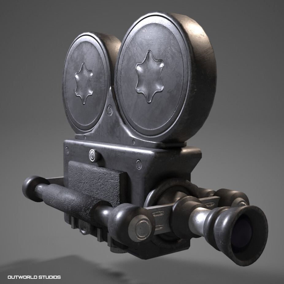 ArtStation - Vietnam Era Film Camera Game Asset