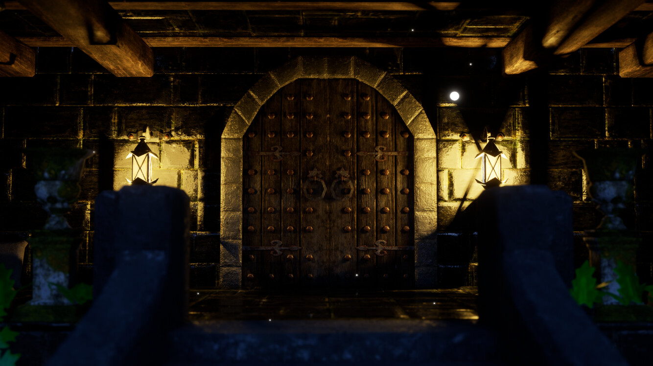 ArtStation - Courtyard - 3D Environment Renders