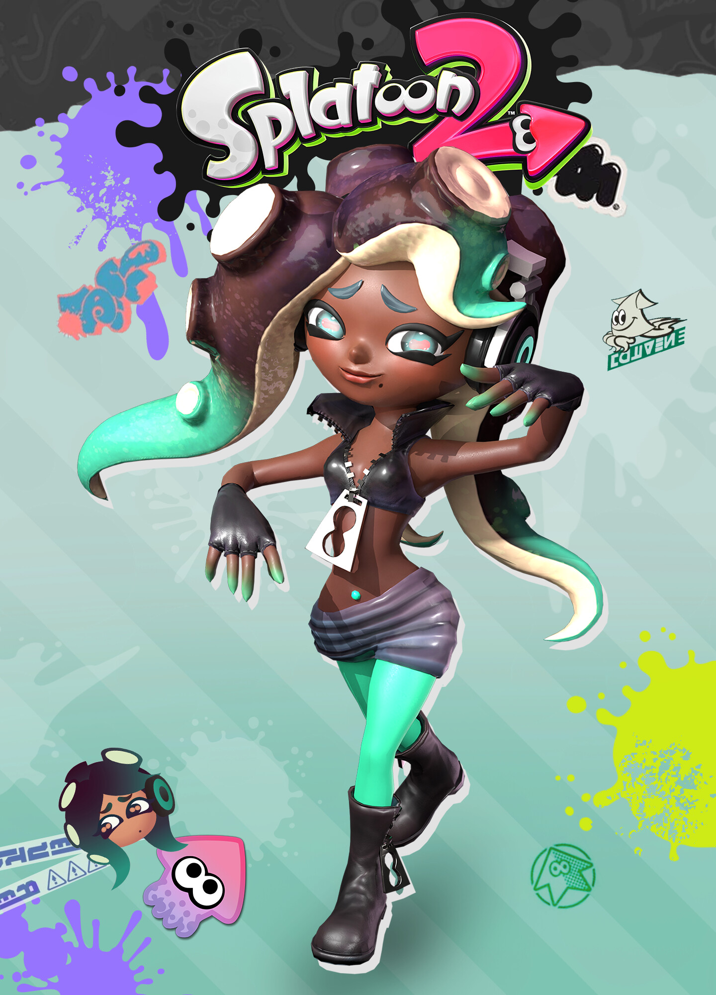 ArtStation - Splatoon Marina ida 3D Modeling