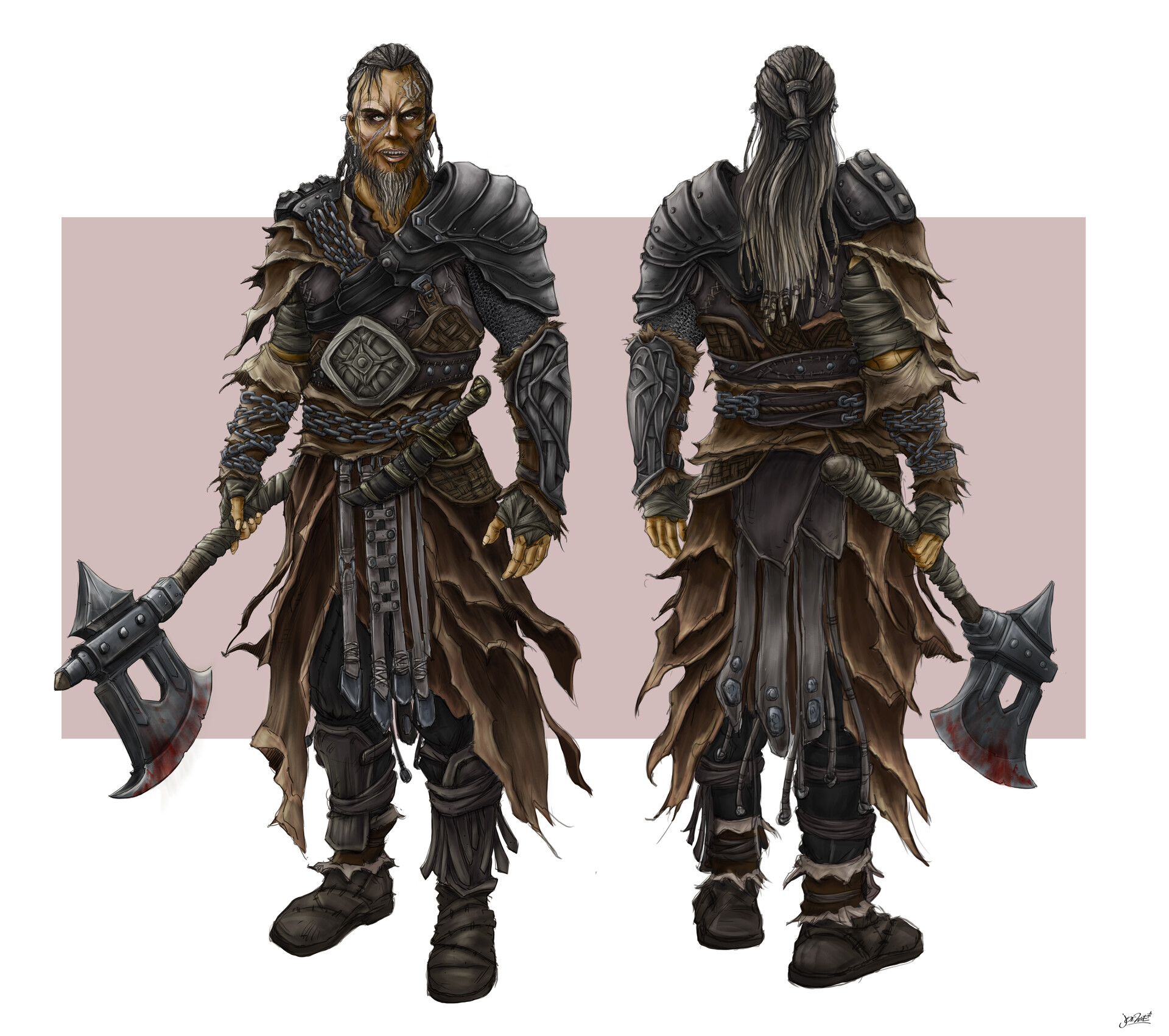 ArtStation - Barbarian Chief