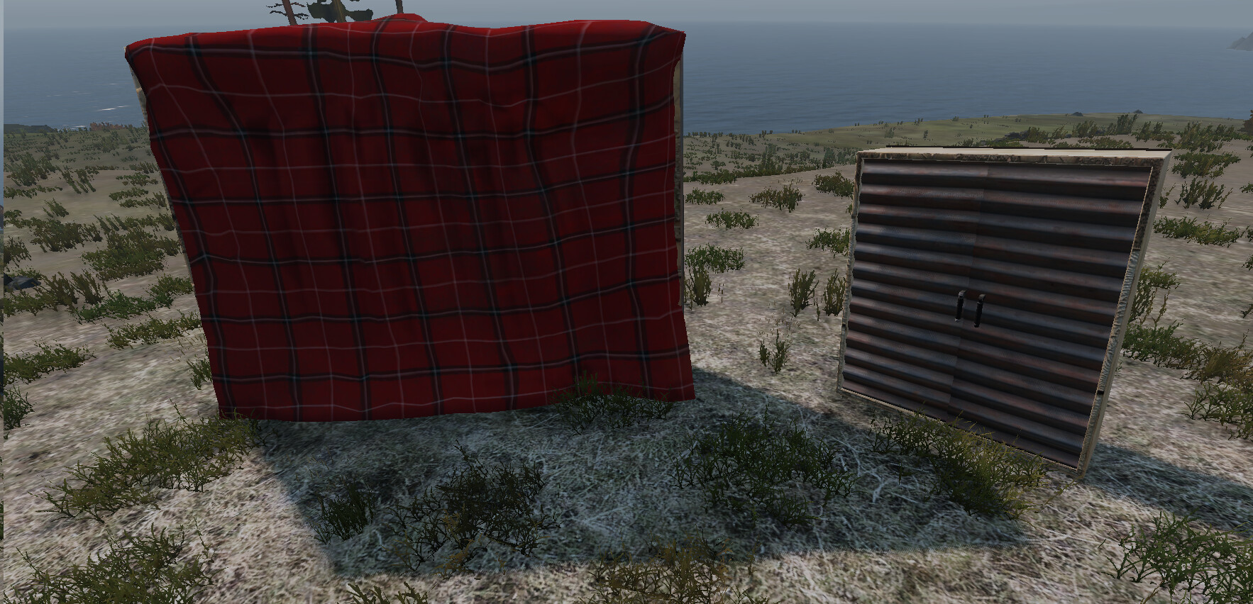 ArtStation - homemade shelf and gunrack for dayZ mod