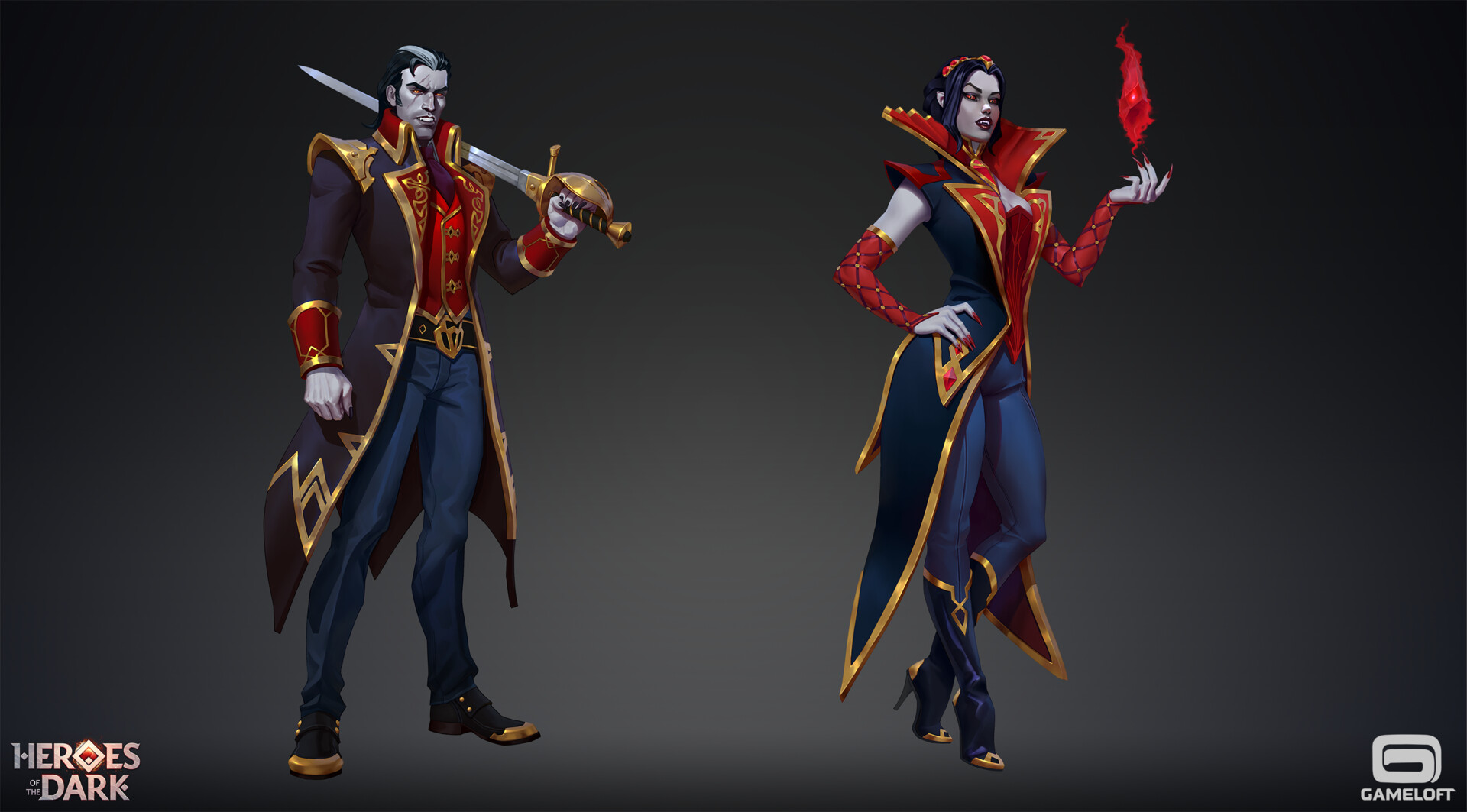 ArtStation - Heroes of the Dark: Character Concept Art