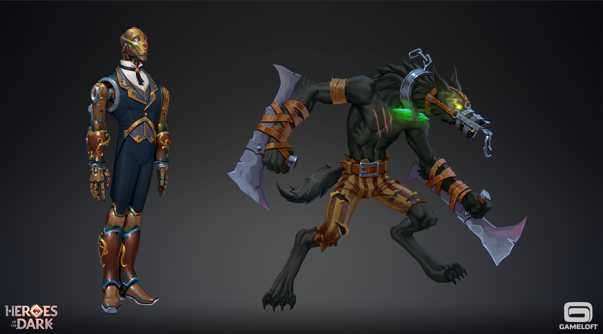 ArtStation - Heroes of the Dark: Character Concept Art