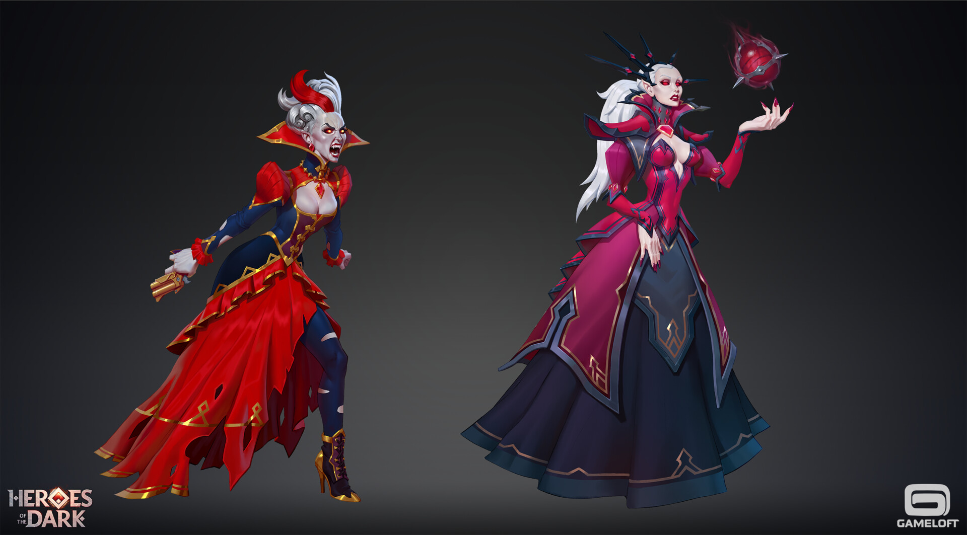 ArtStation - Heroes of the Dark: Character Concept Art