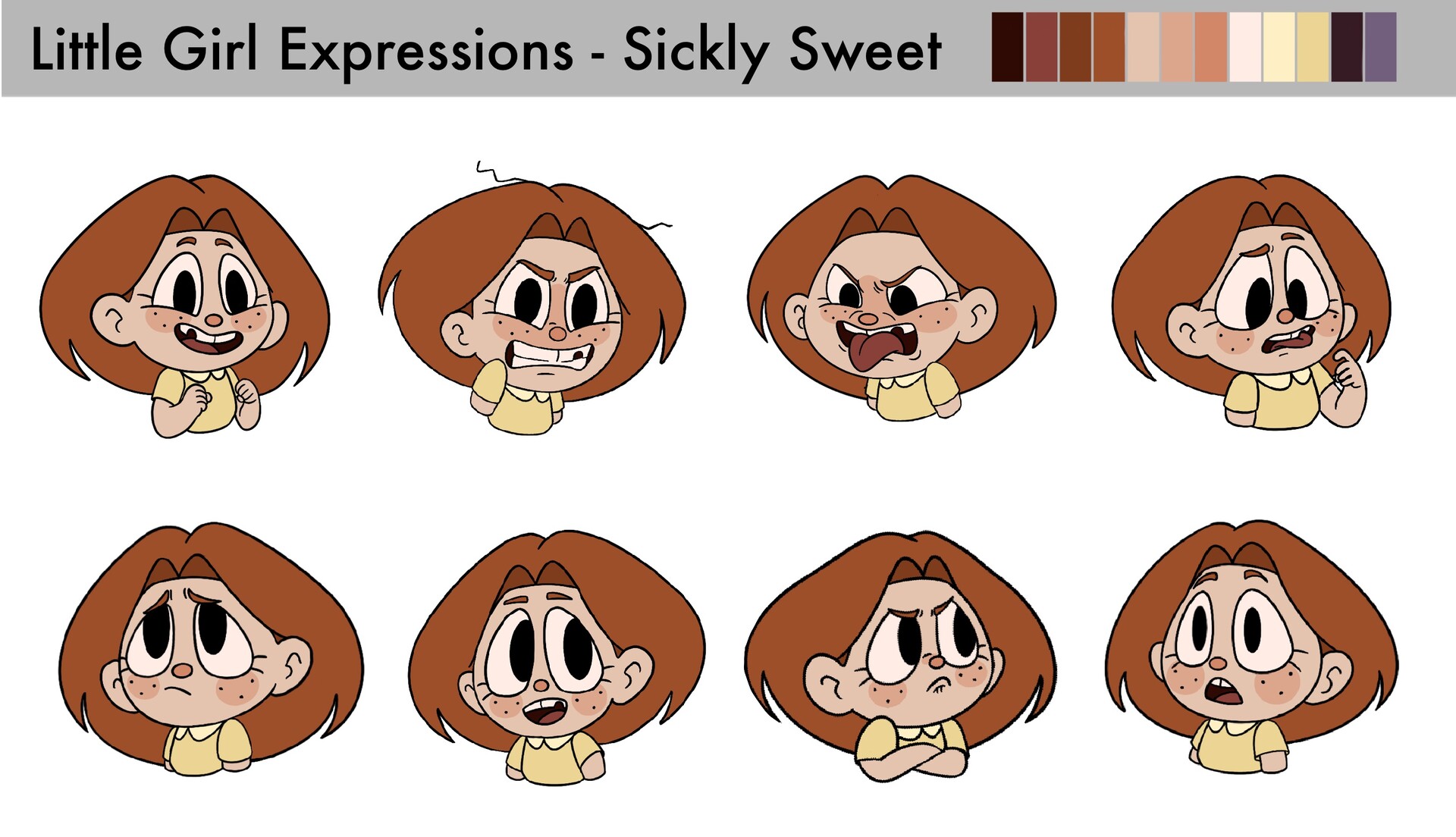 Niamh Fenton - Little Girl Character Sheets