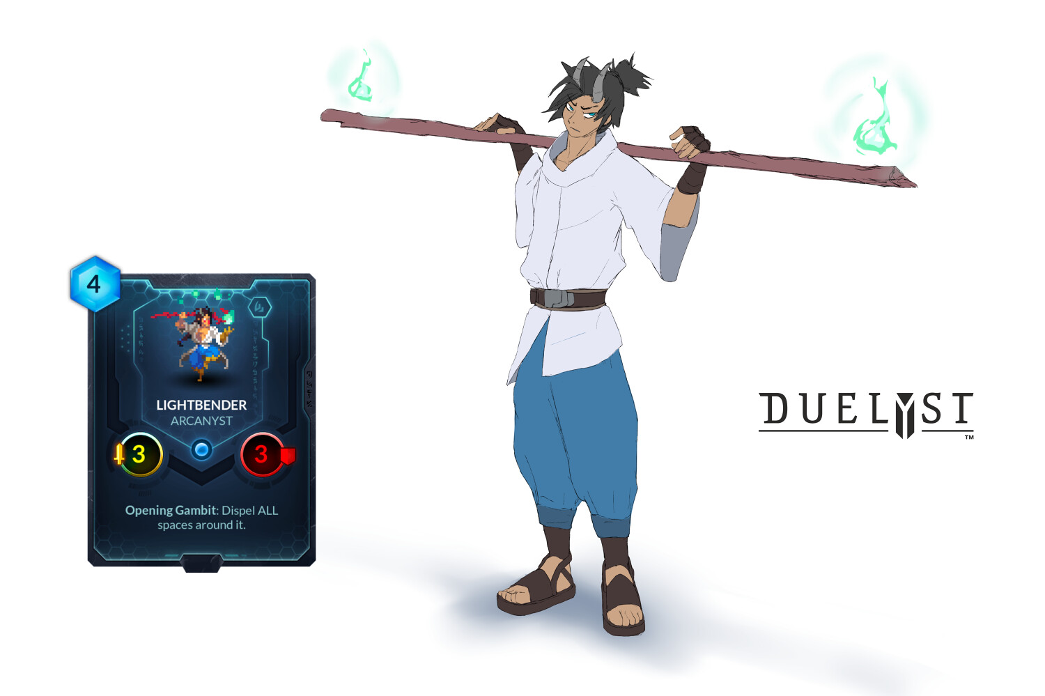 ArtStation - Duelyst Redesigns: Lightbender