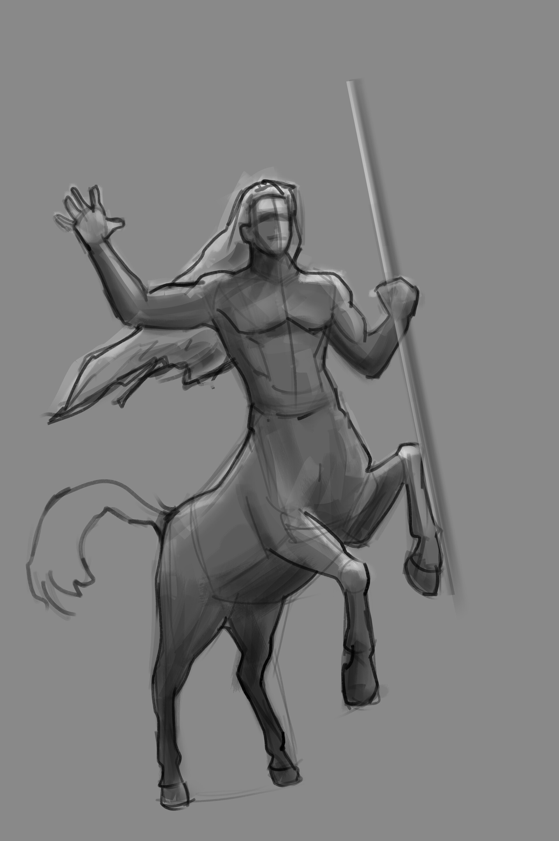 Fahmin Abdullah - Centaur Mage By Fahmin Abdullah
