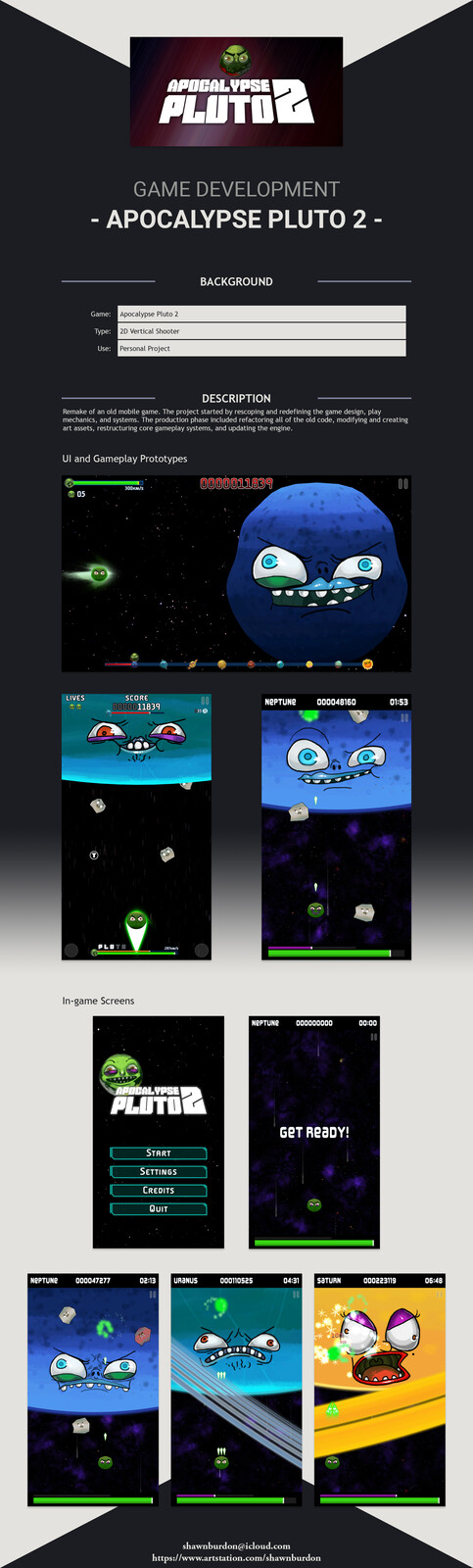 Shawn Burdon - Apocalypse Pluto 2 | Game Development