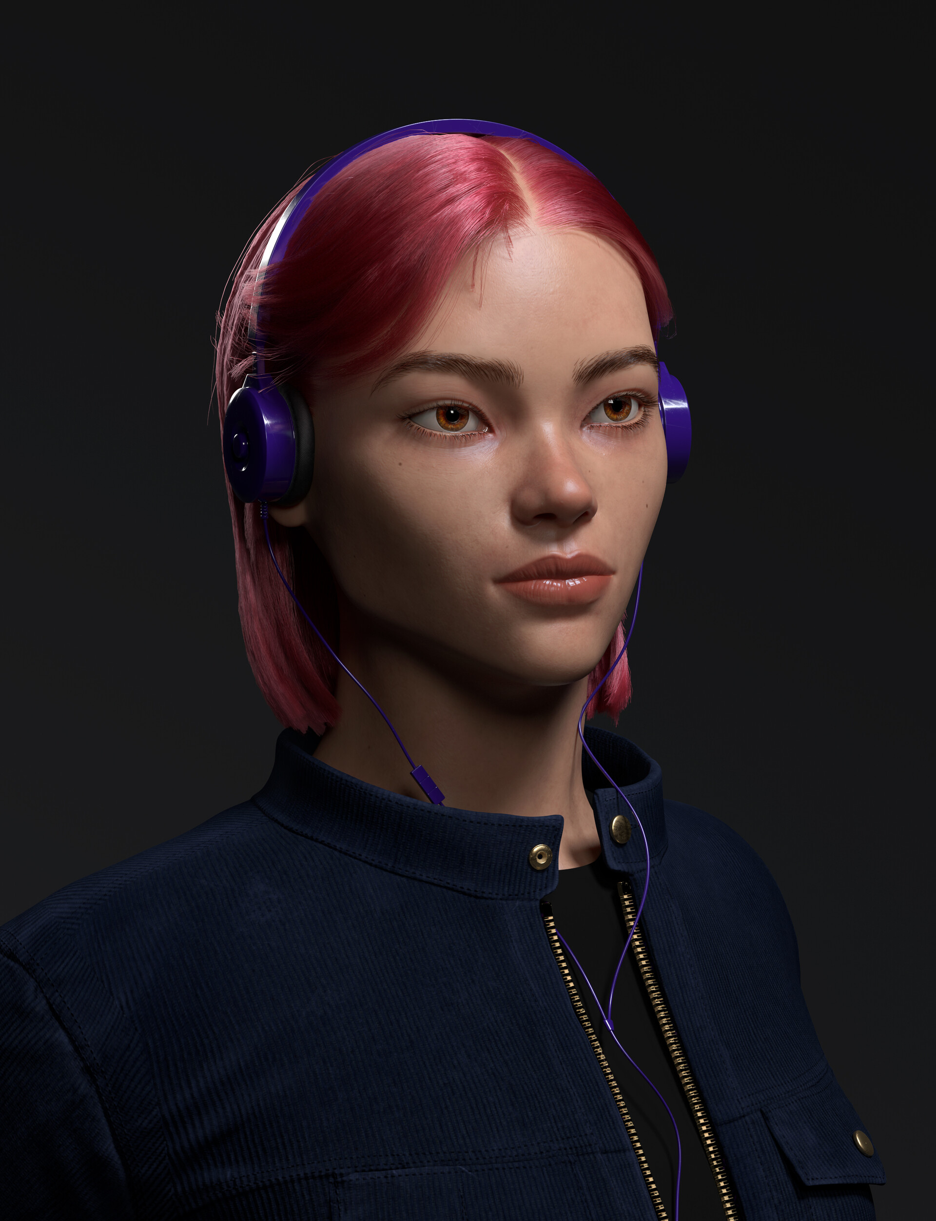 ArtStation - Asian girl (part II)