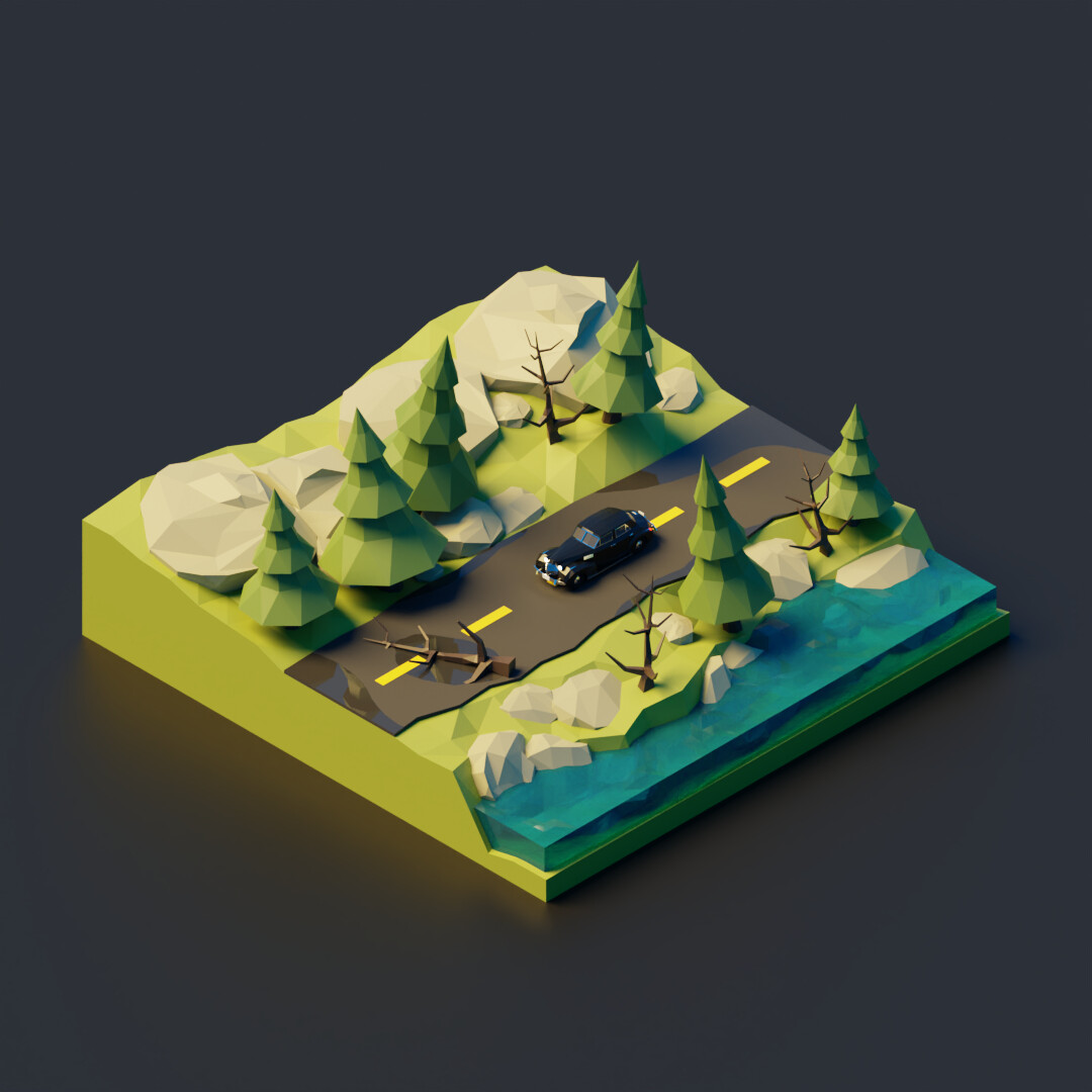 ArtStation - Forest Road