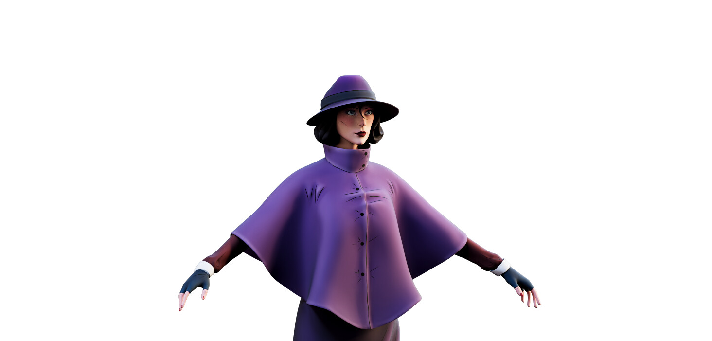 ArtStation - Betty Russo, NPC for student project