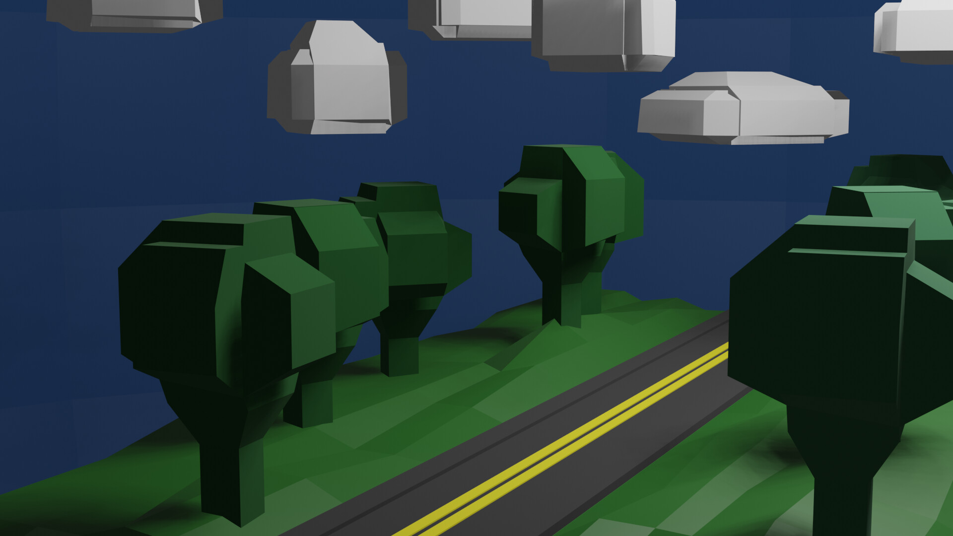 ArtStation - Low Poly Car Animation