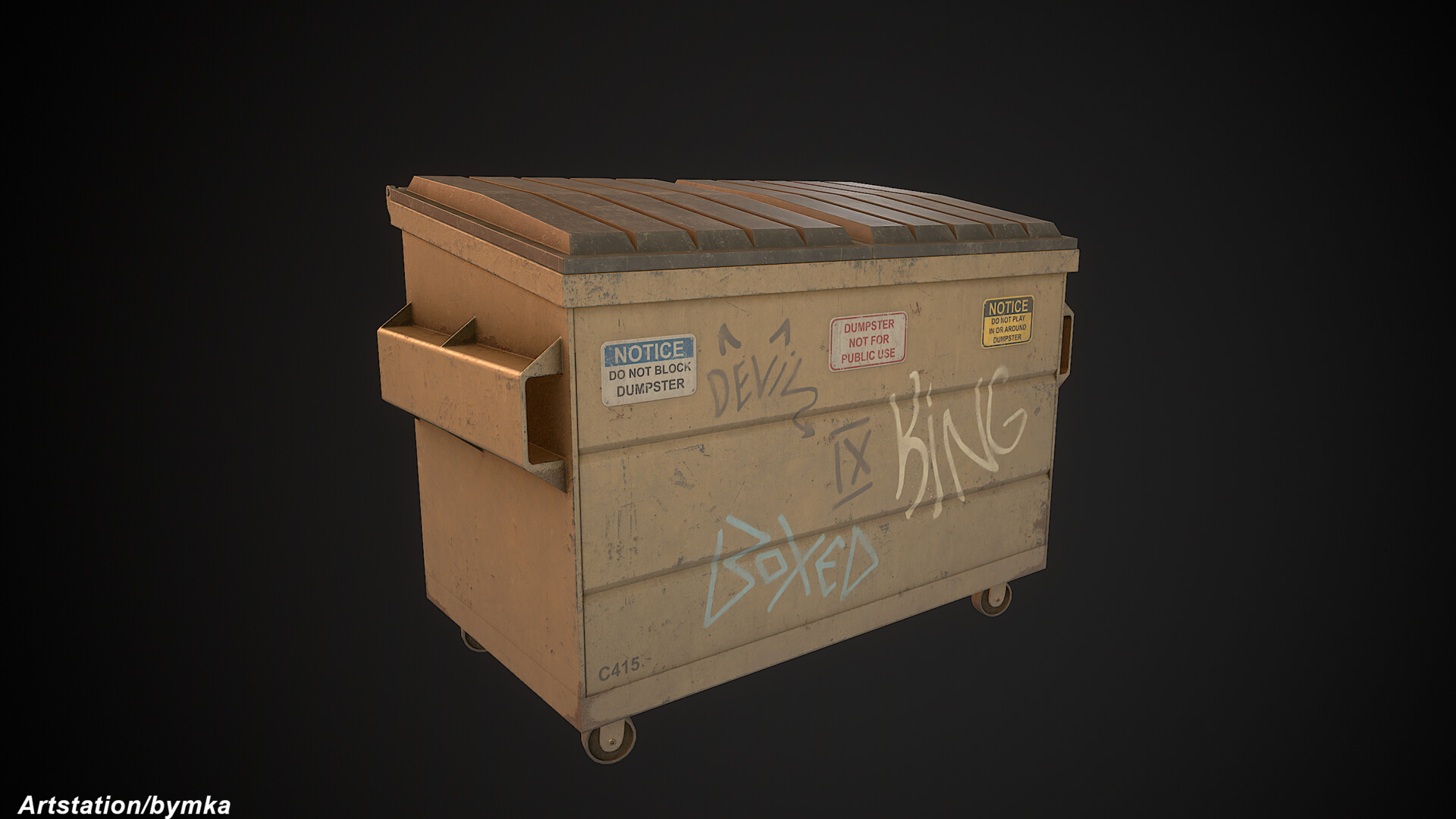 ArtStation - Dumpster [GameReady]