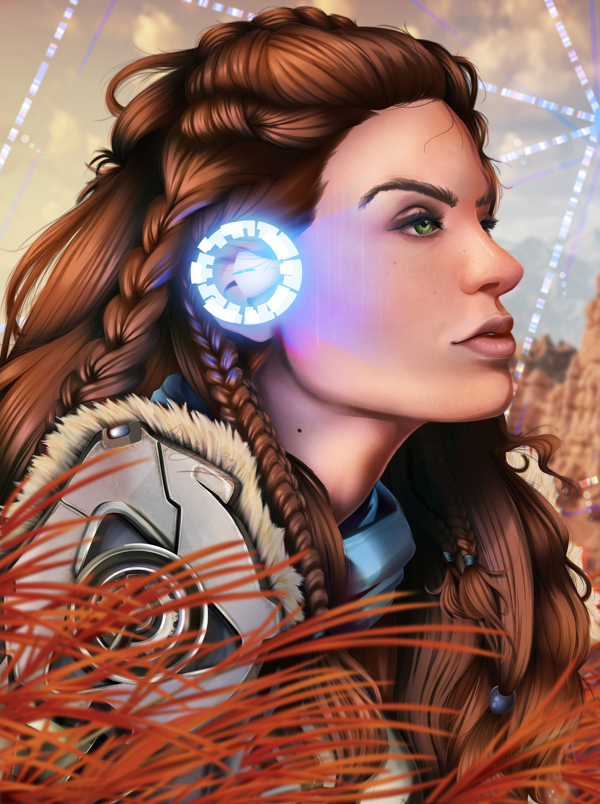 ArtStation - Portrait Study of Aloy