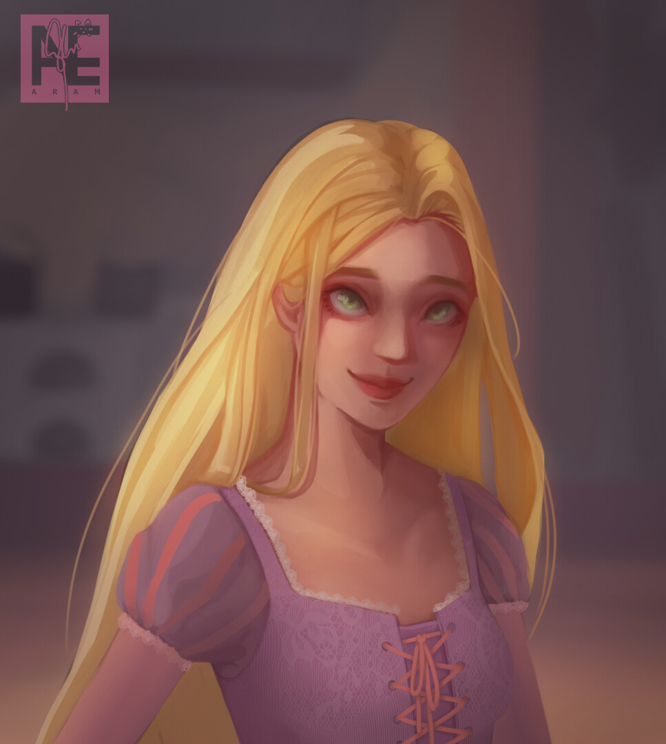 Angelic Aram - Tangled - Rapunzel Fan Art