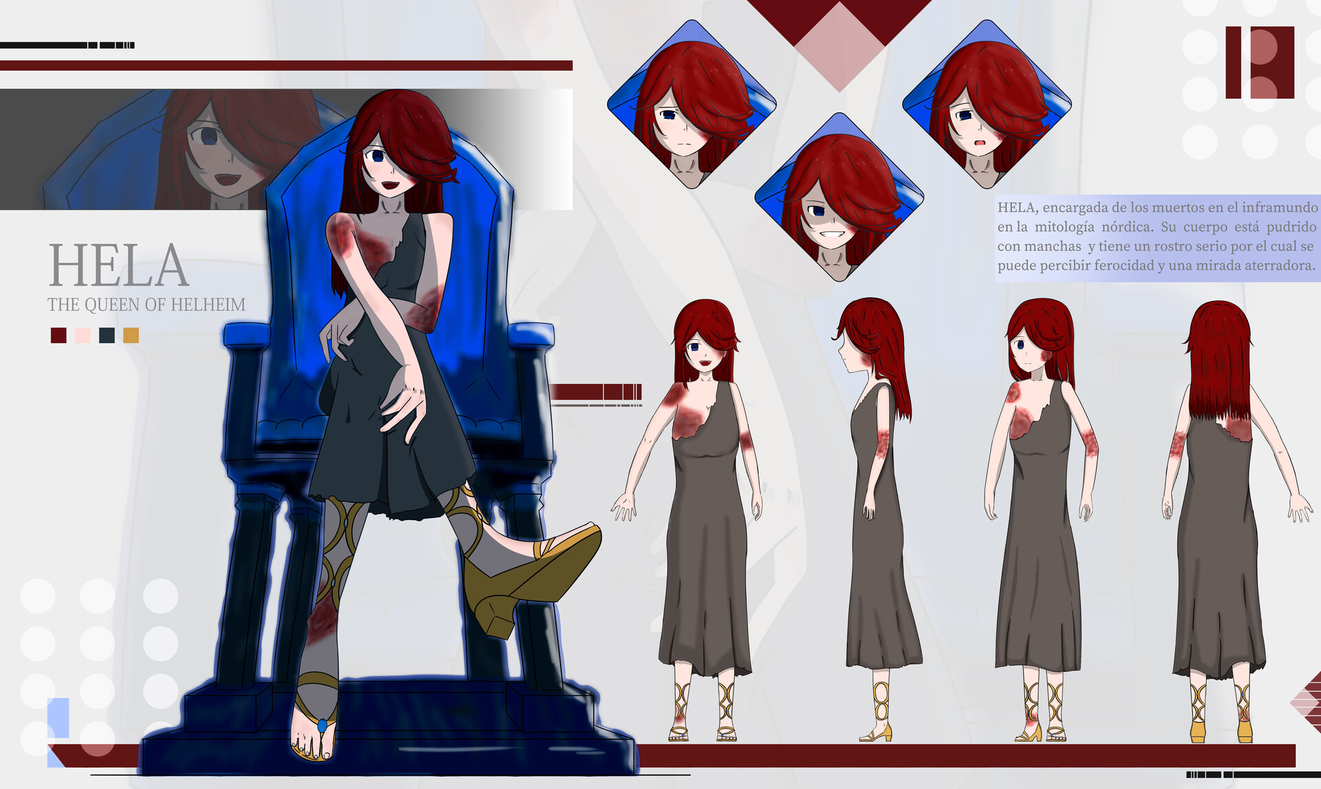 ArtStation - Hela Queen of Helheim