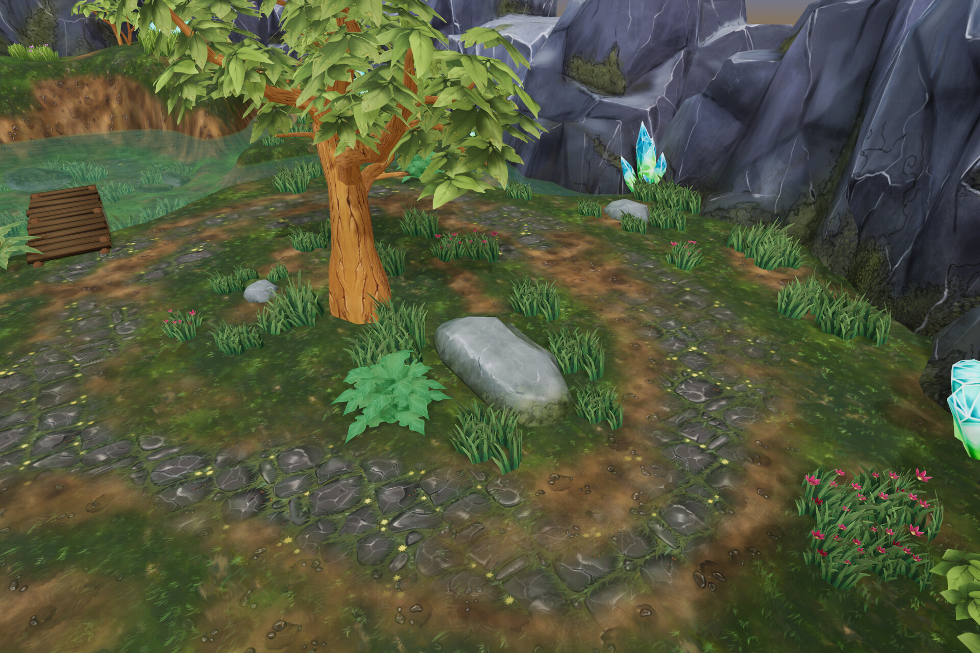 Zephyr Arts - Collaboration with 3d artist: Hand-painted Environment