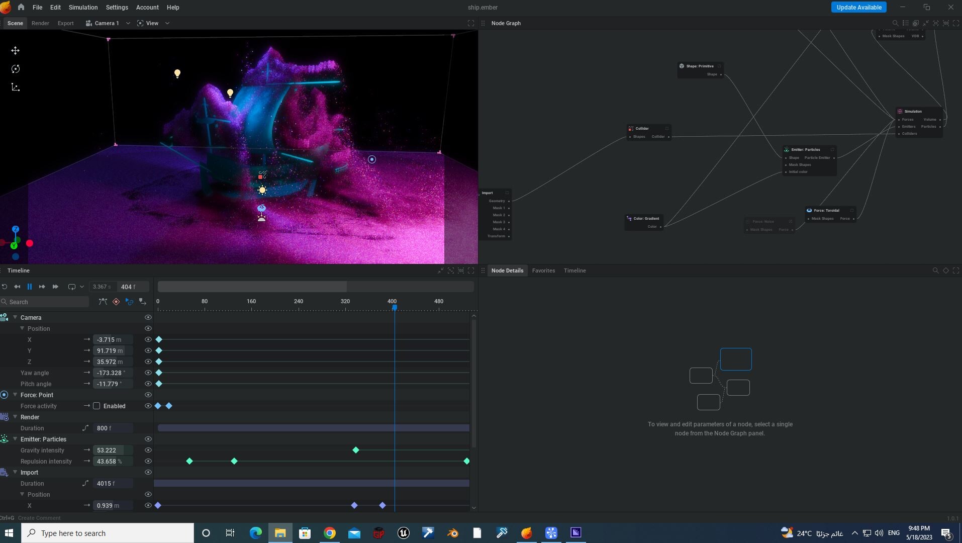 Mahmoud Fahmy - Magic Grains Ship - Embergen