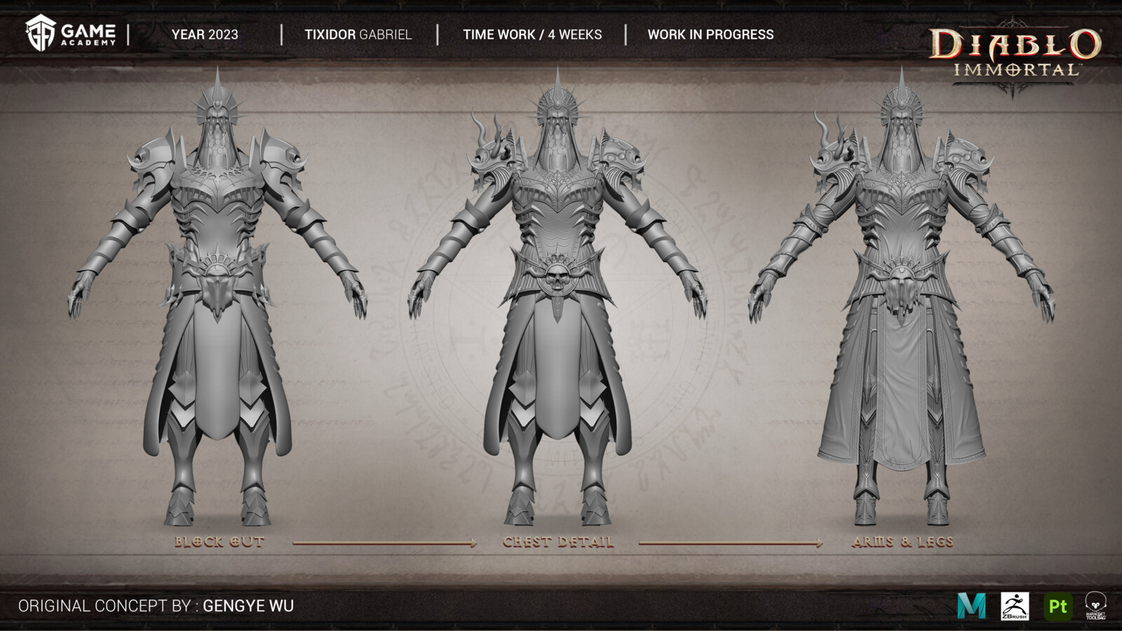 Gabriel Tixidor - [DIABLO IMMORTAL FANART] Solar Eclipse Necromancer