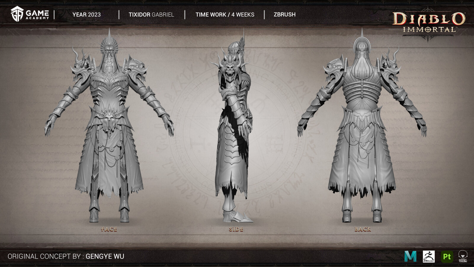 Gabriel Tixidor - [DIABLO IMMORTAL FANART] Solar Eclipse Necromancer