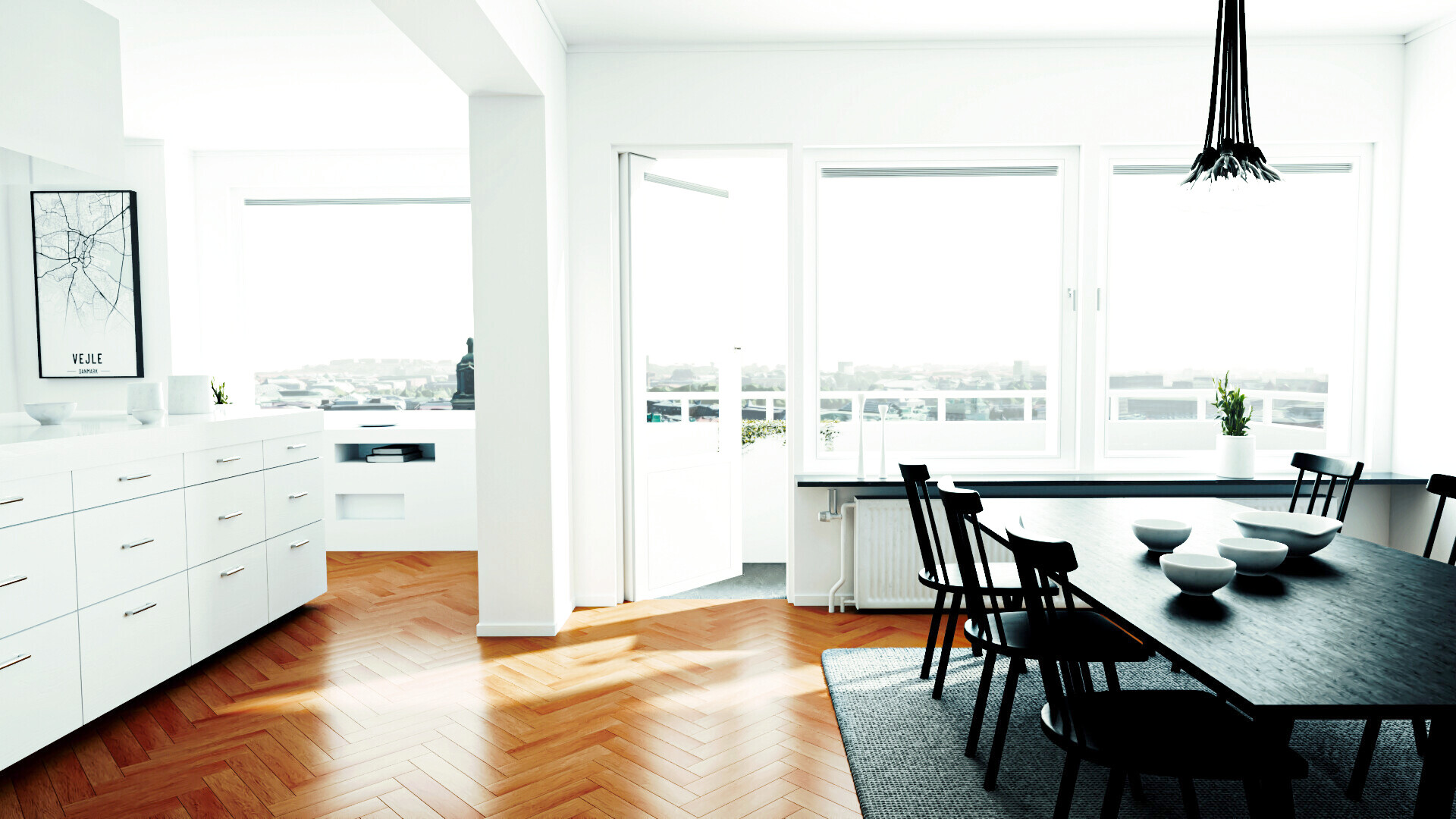 ArtStation - Day and Night Arch viz