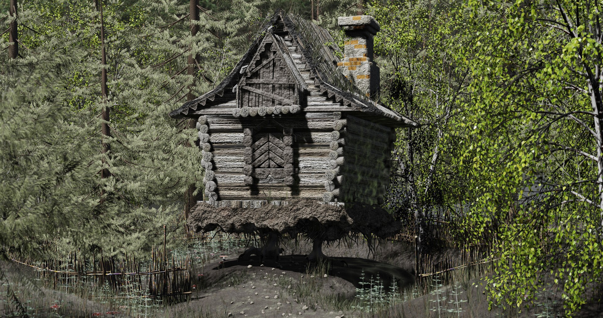 ArtStation - Chicken Leg House