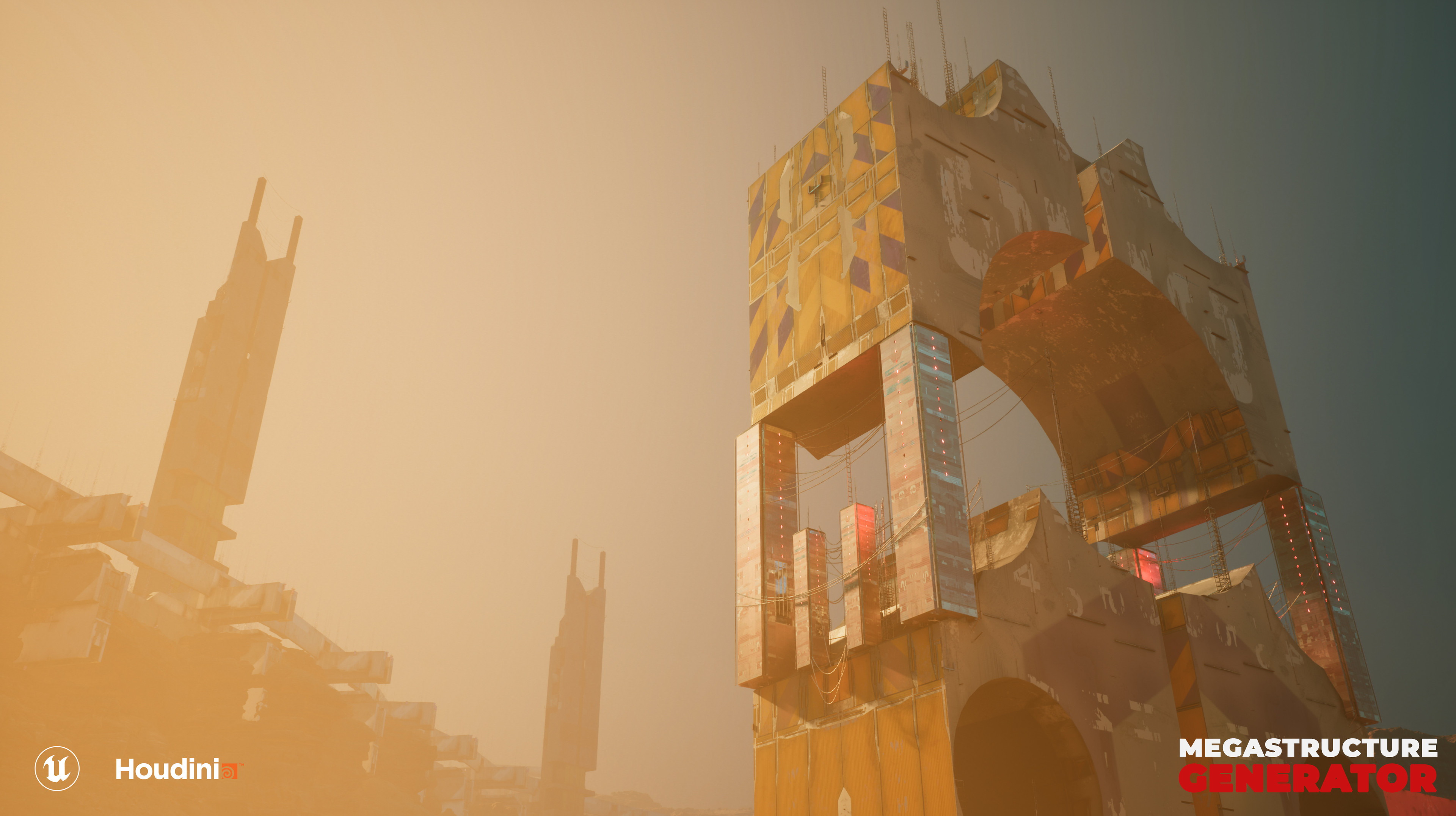Radu Cius Houdini procedural generation tutorials - Houdini generated ...