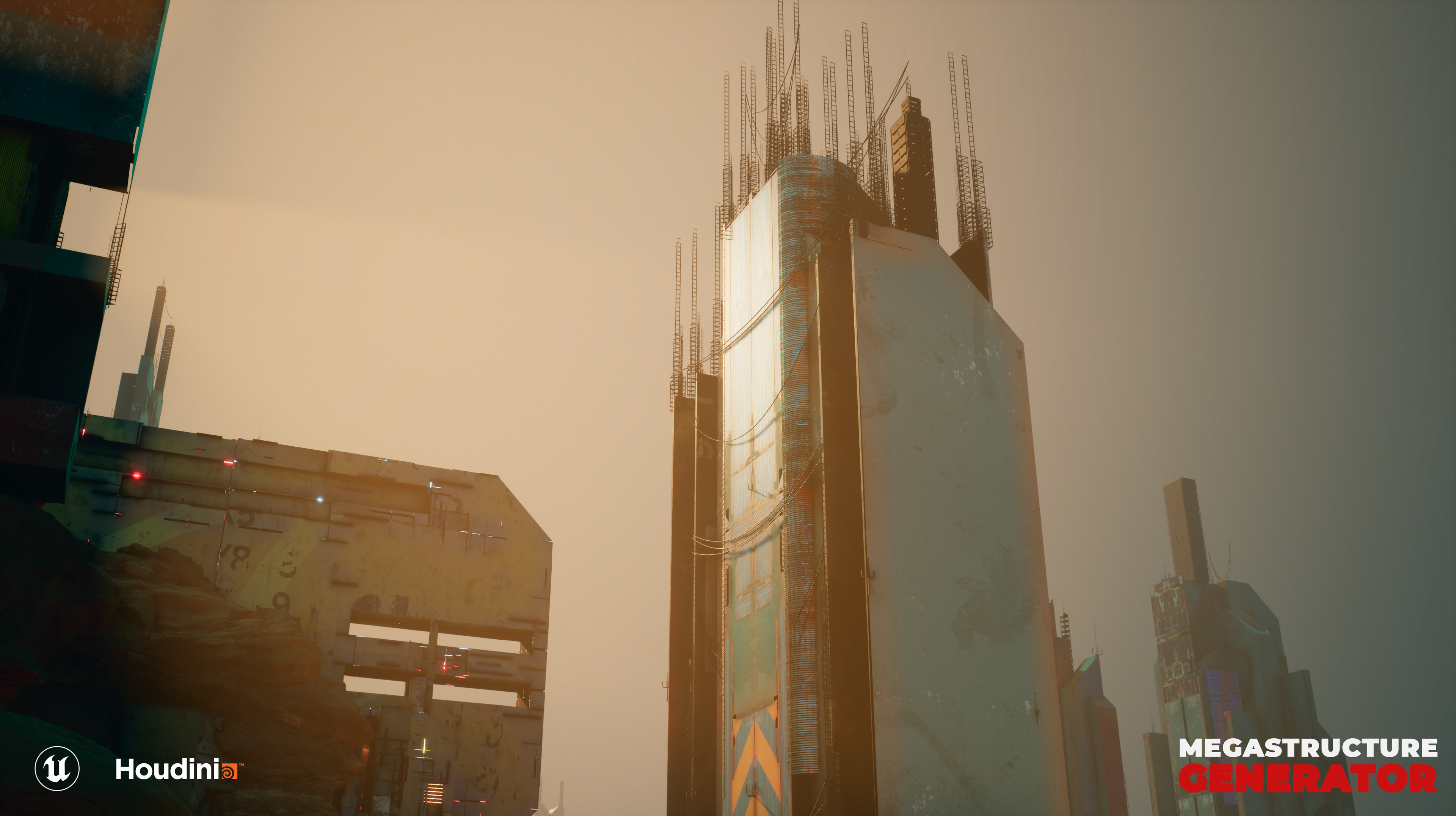 Radu Cius Houdini procedural generation tutorials - Houdini generated ...