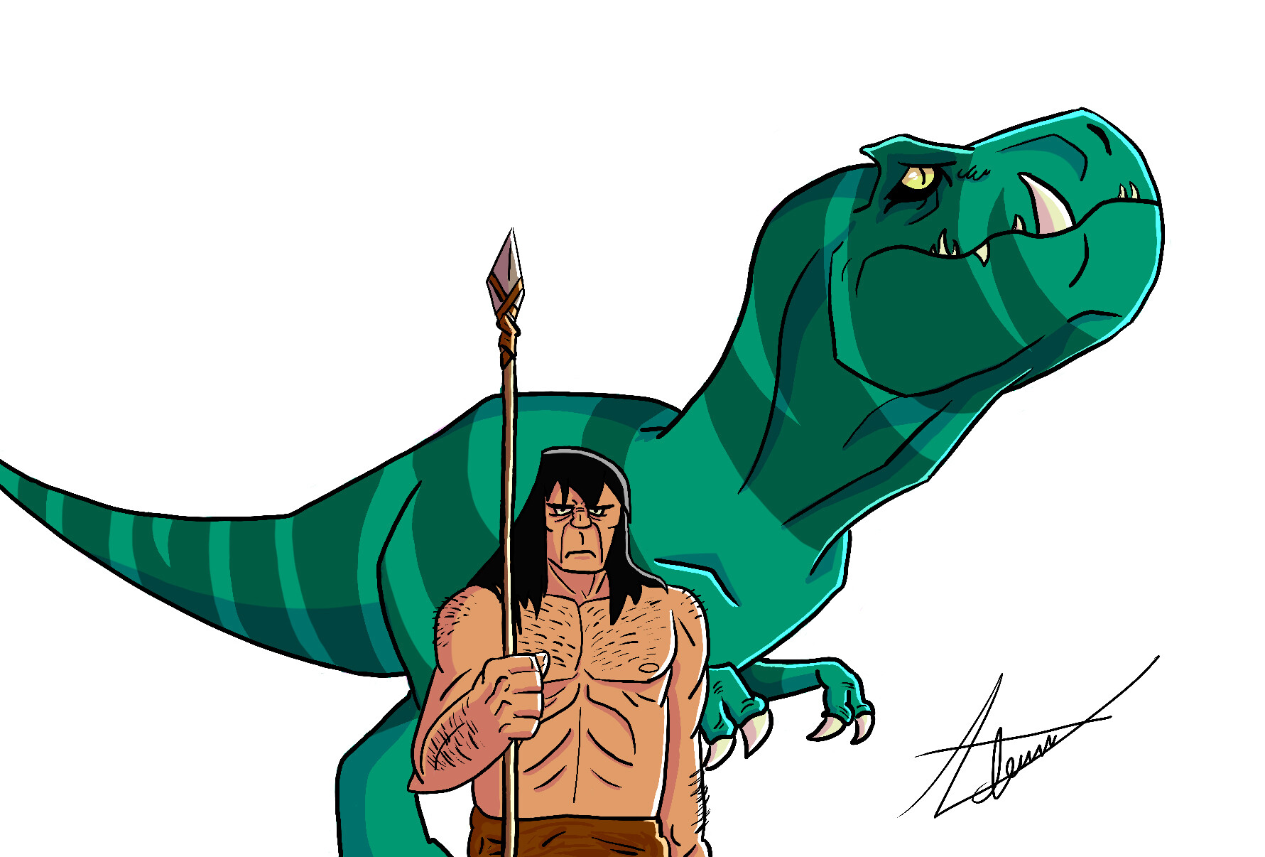 ArtStation - Spear & Fag (Primal, Gendy Tartakovsky)