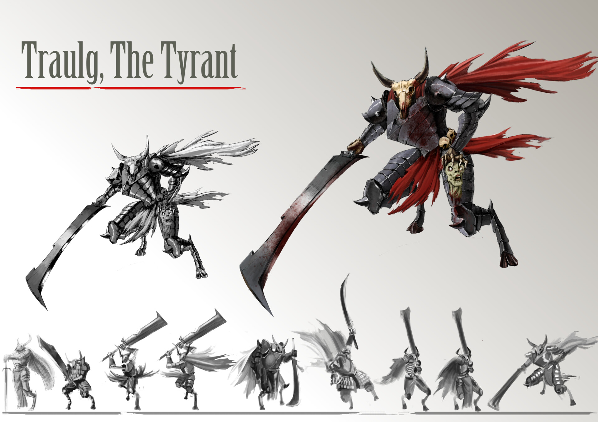 Teco Pena - Traulg, The Tyrant - Character Concept