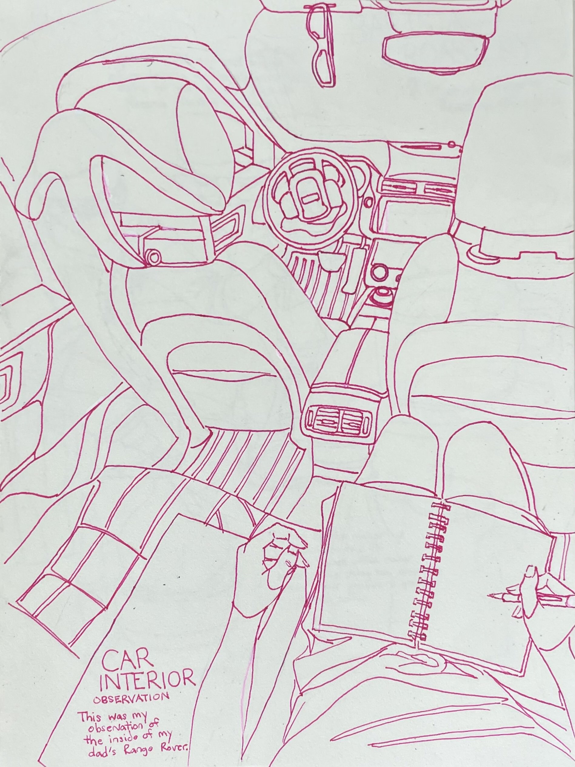 ArtStation - Car Interior Observation