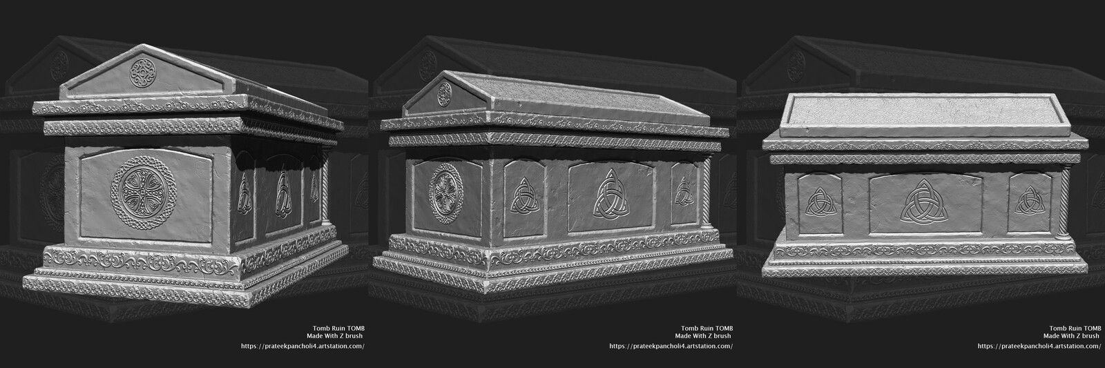 Prateek pancholi - Tomb Ruins Props & Assests