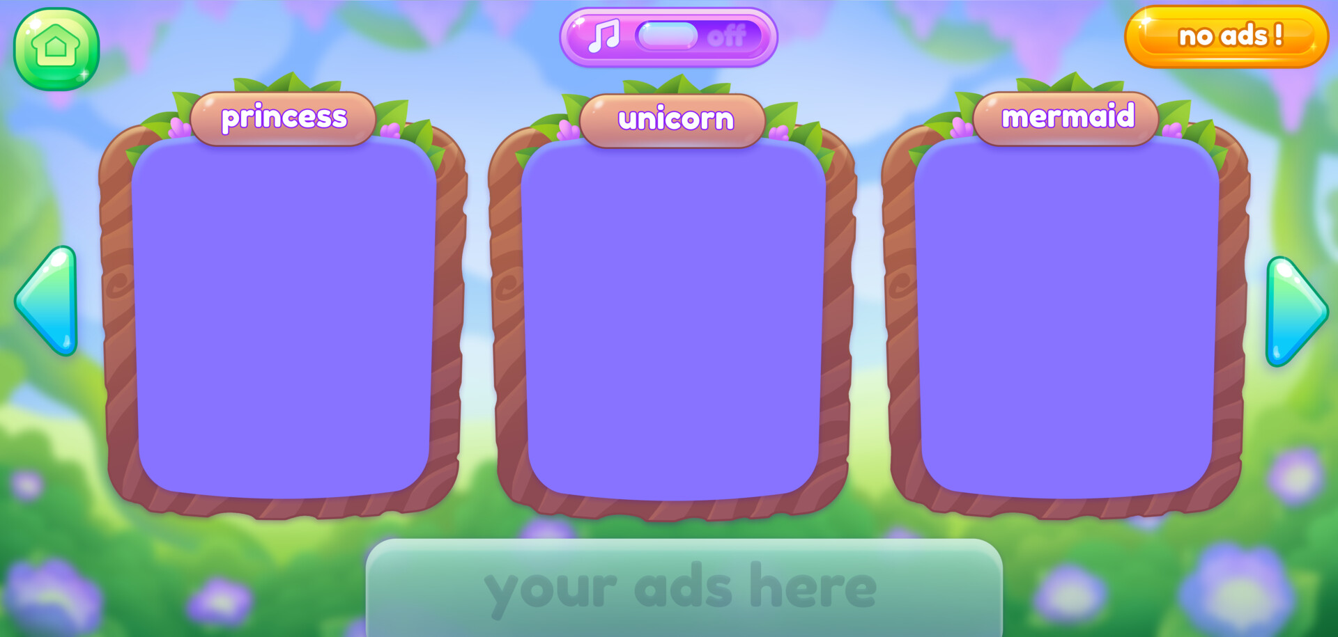 ArtStation - Jigsaw for kids UI & buttons