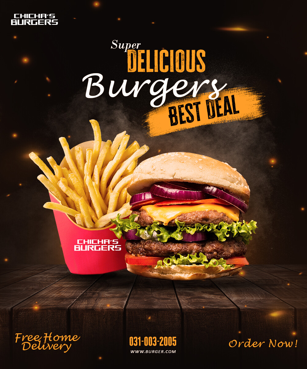 ArtStation - CHICHA'S BURGEER