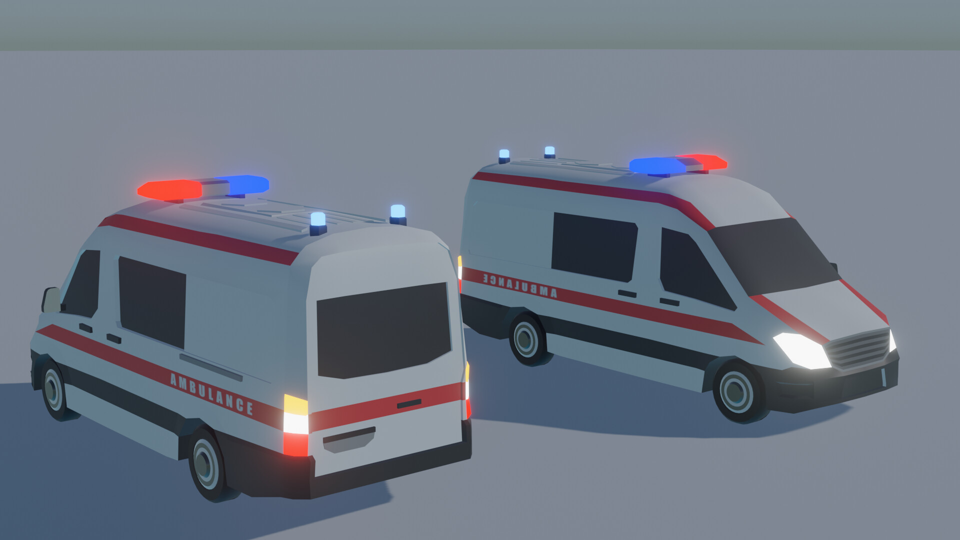 RiXu - Low Poly Ambulance