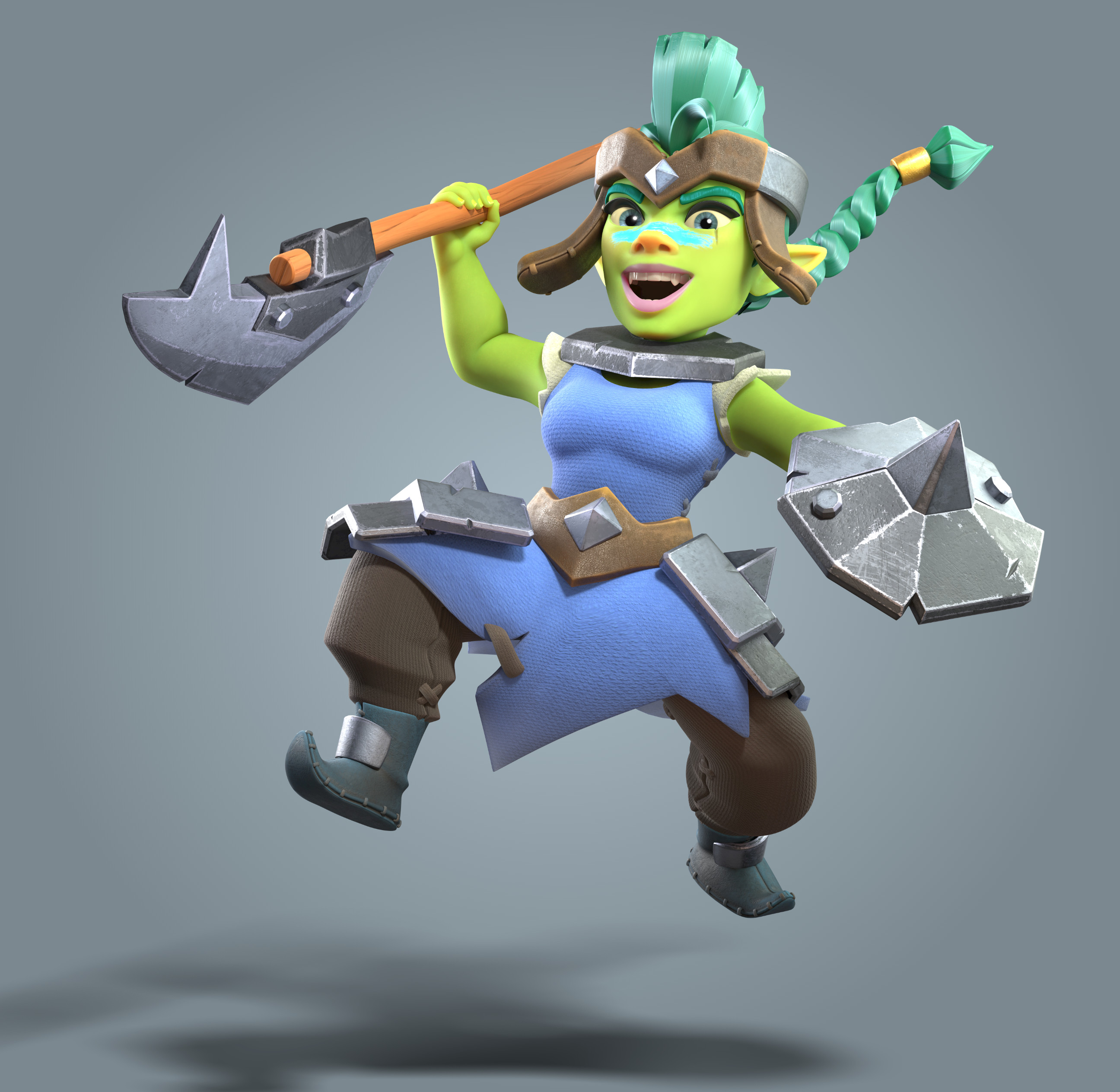 Surface Digital Clash Of Clans Goblin Royal Champion